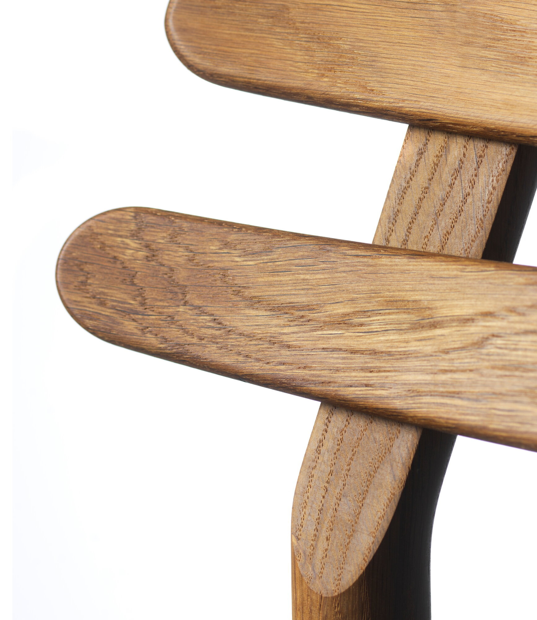 FDB Møbler J48 chair, smoked oak - black leather | Finnish Design Shop
