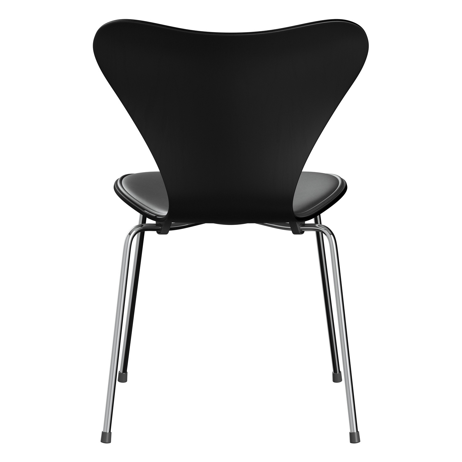 Fritz Hansen Series 7 3107 stol, krom - svart ask - Essential svart ...