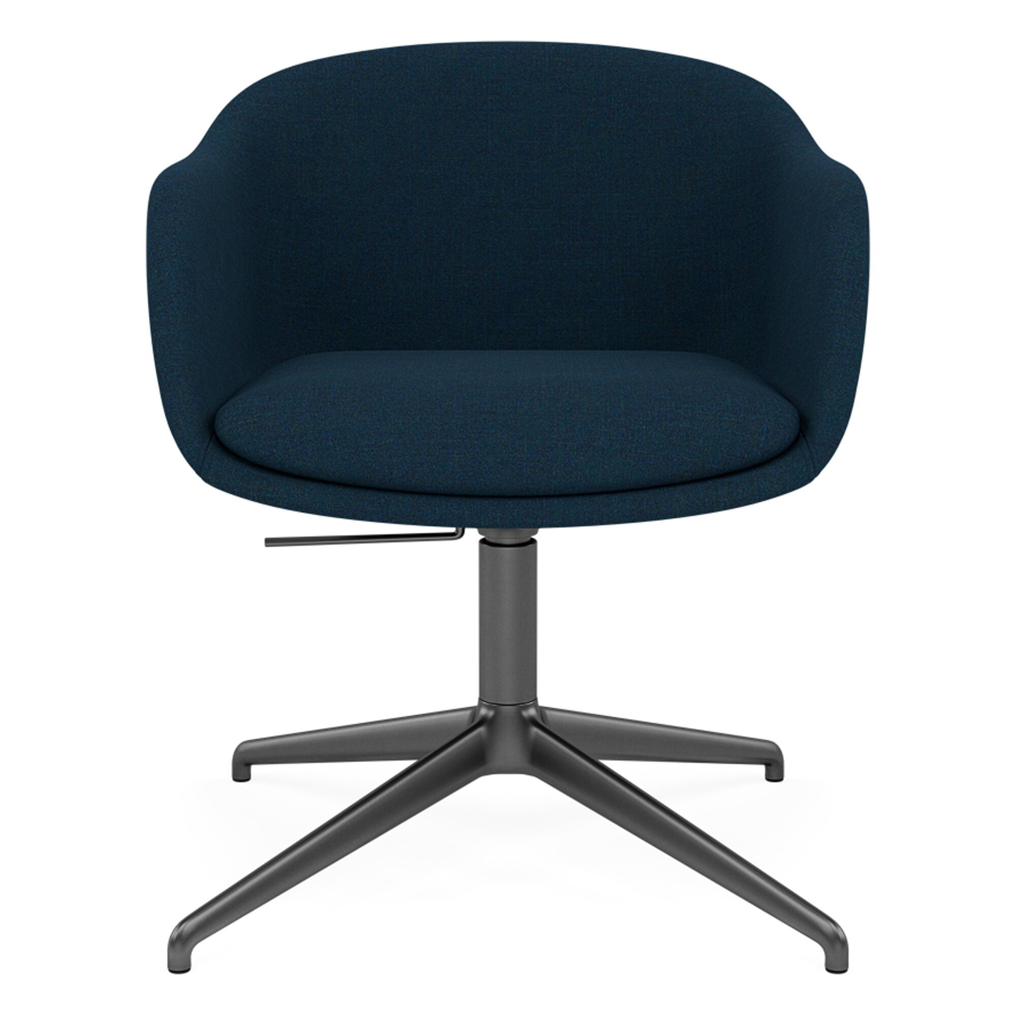 Muuto Fiber Conference poltrona, girevole, ritorno e inclinazione, nero ...