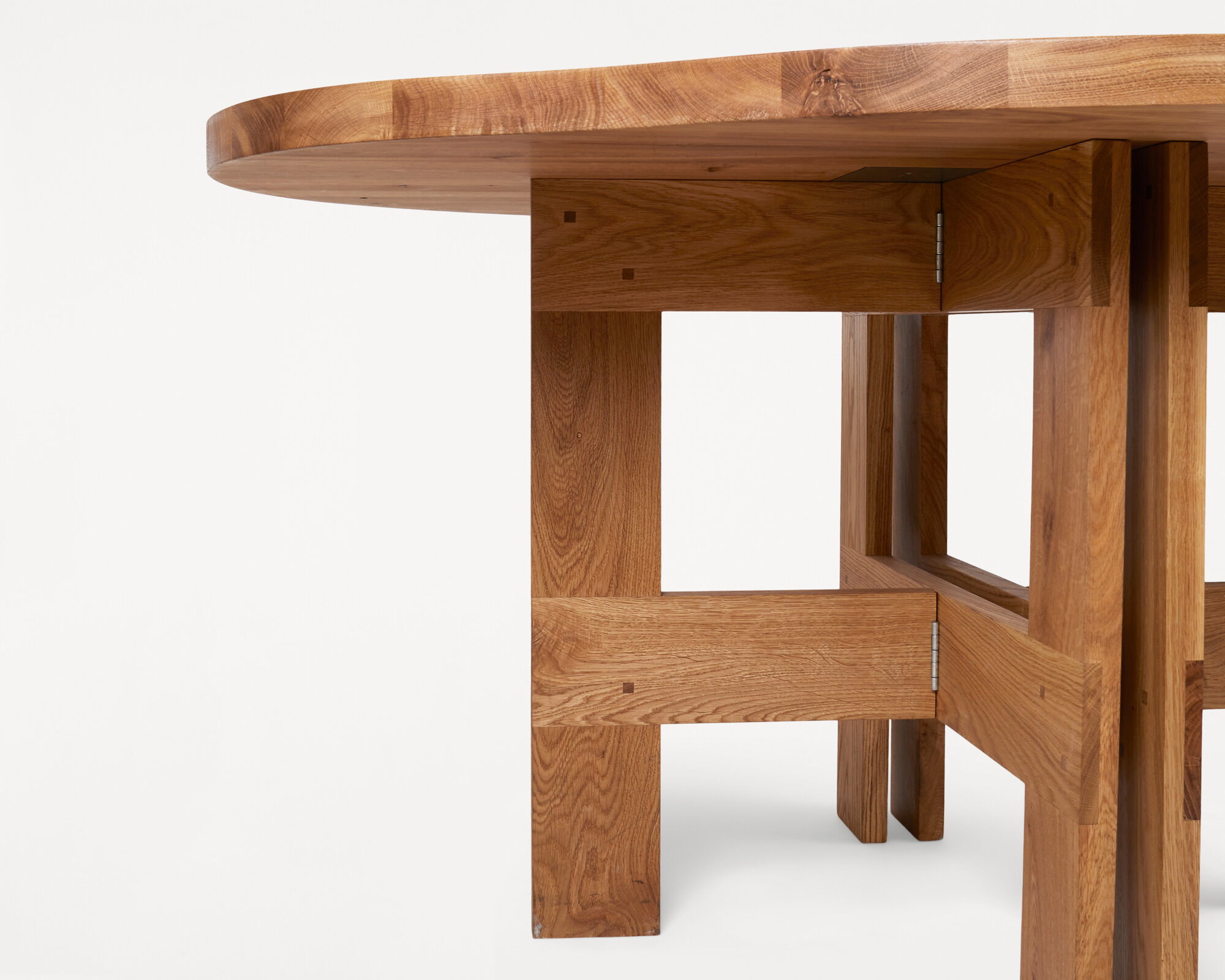 Frama Farmhouse Pond trestle table, 74 x 117 x 140 cm, natural oak ...