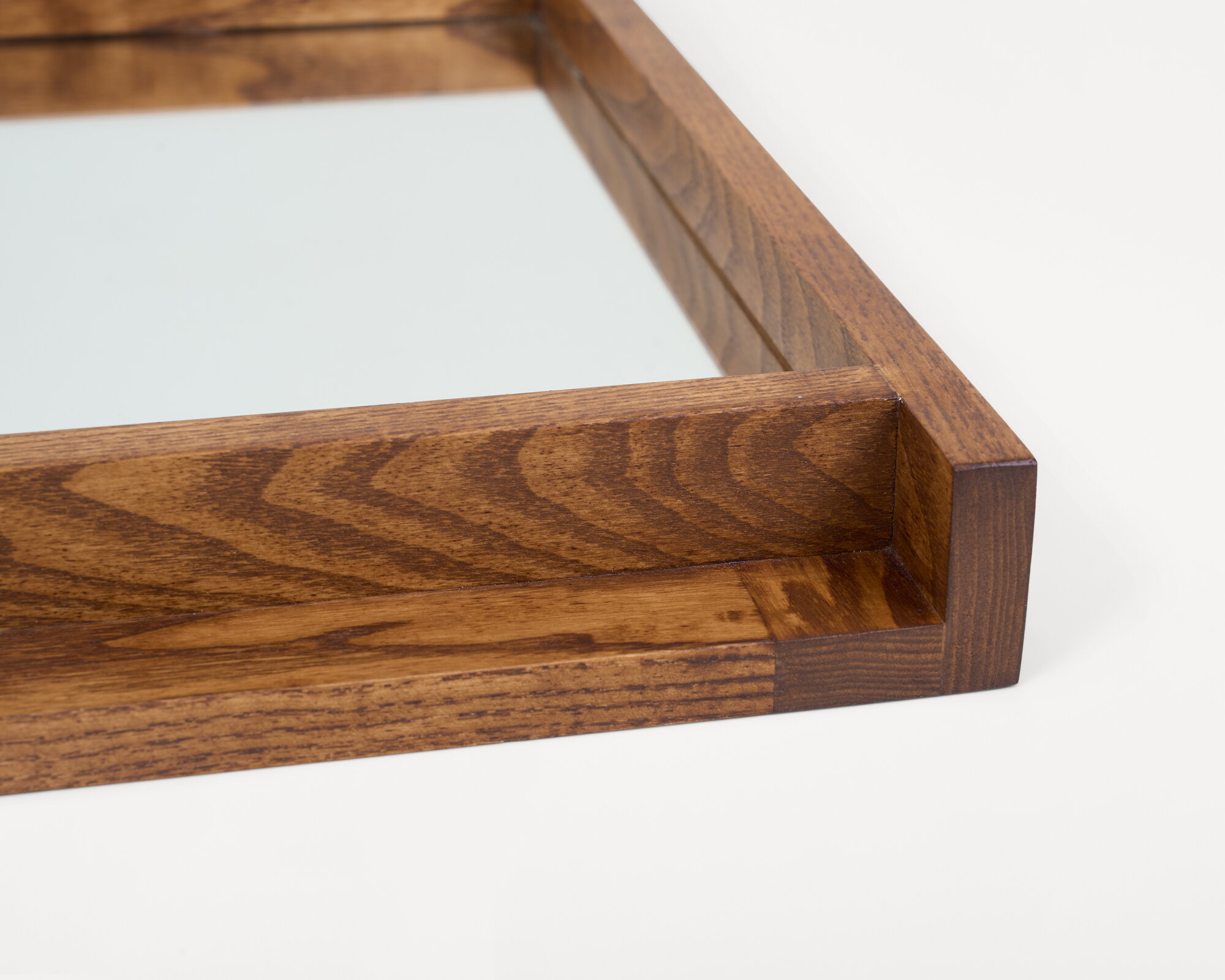 Frama Symmetry mirror, large, honey ash wood | Finnish Design Shop