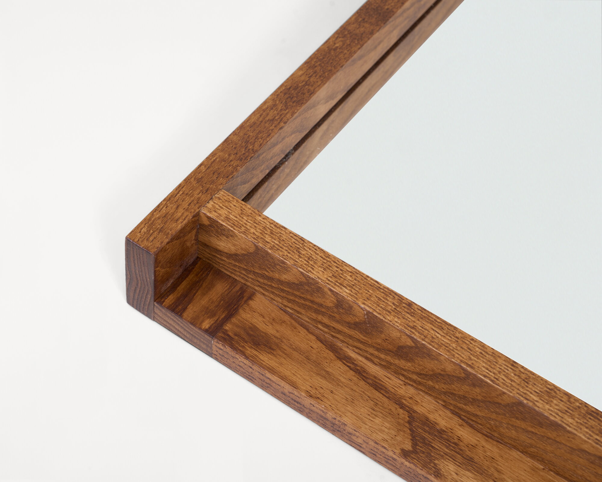 Frama Symmetry mirror, large, honey ash wood | Finnish Design Shop