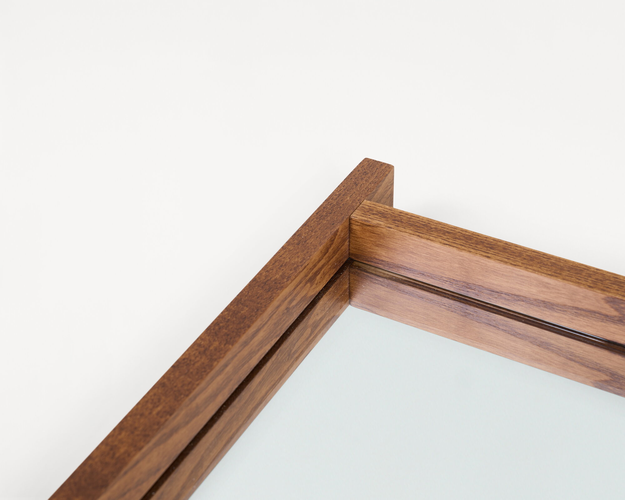 Frama Symmetry mirror, large, honey ash wood | Finnish Design Shop