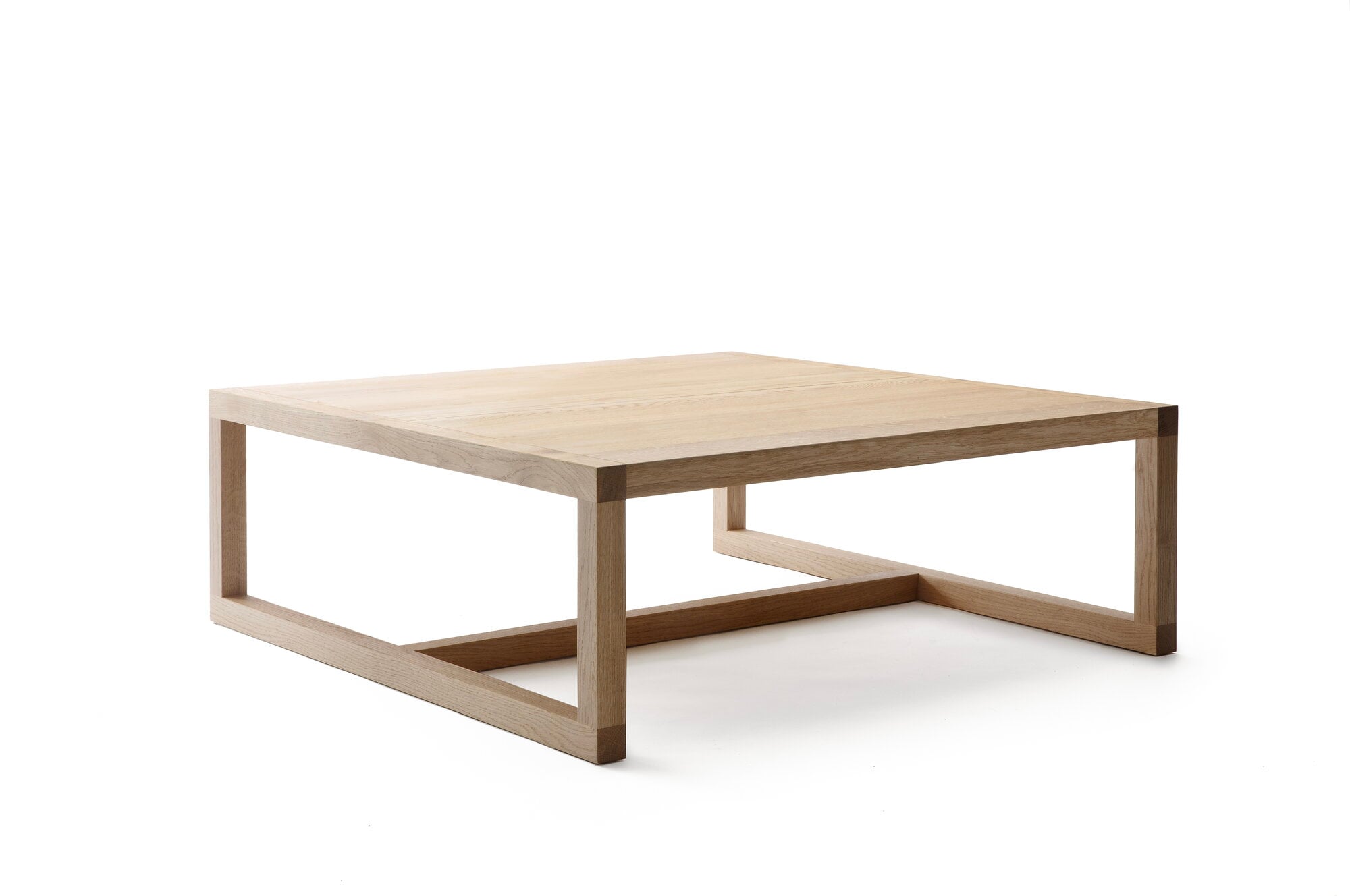 Nikari Frame Low 2/4 coffee table, oiled oak | Finnish Design Shop