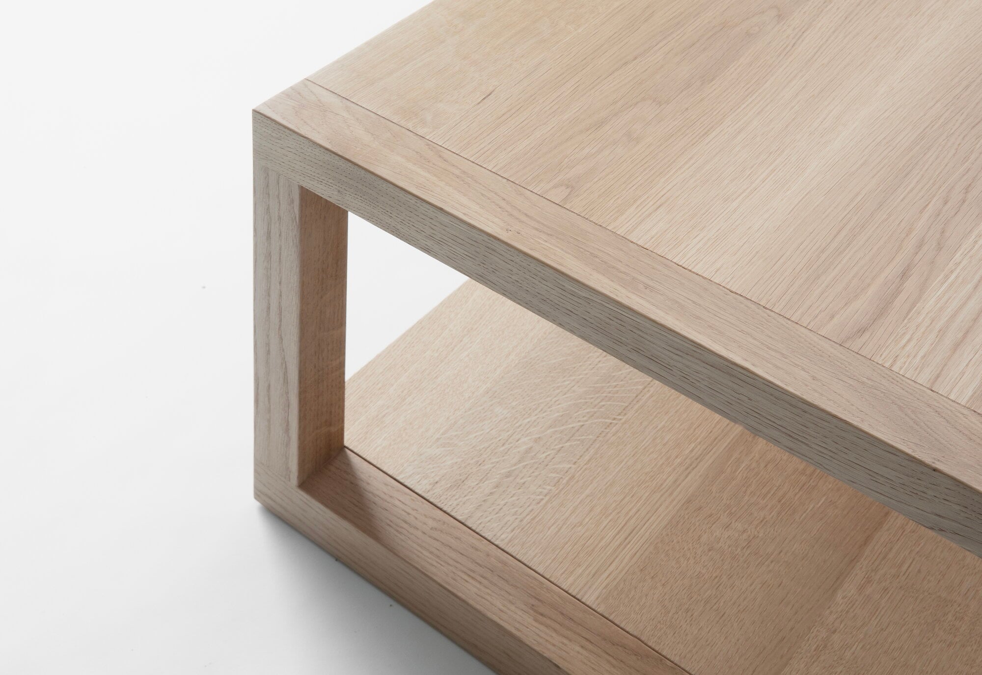 Nikari Frame Low 4/4 coffee table, oiled oak | Finnish Design Shop