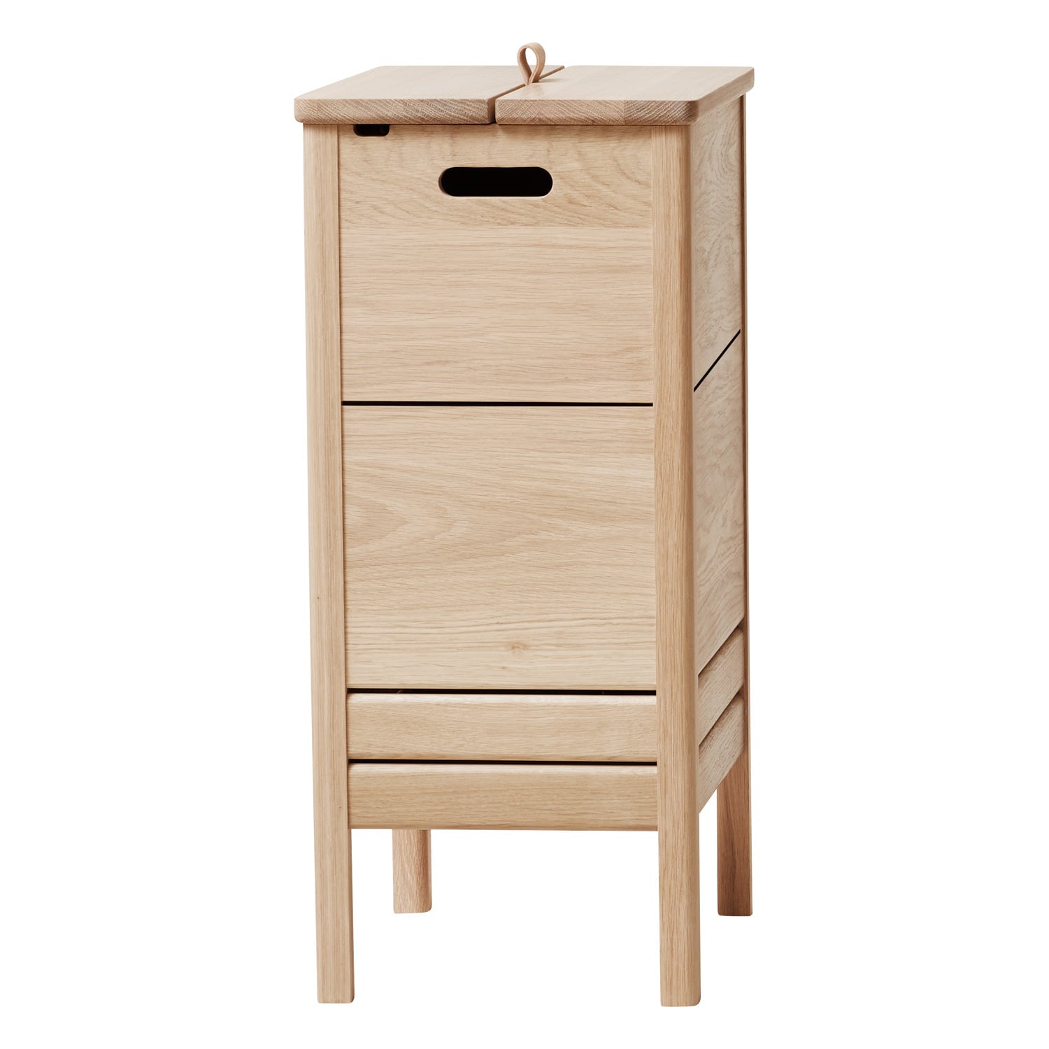 Form & Refine A Line laundry box, white oak | Finnish Design Shop
