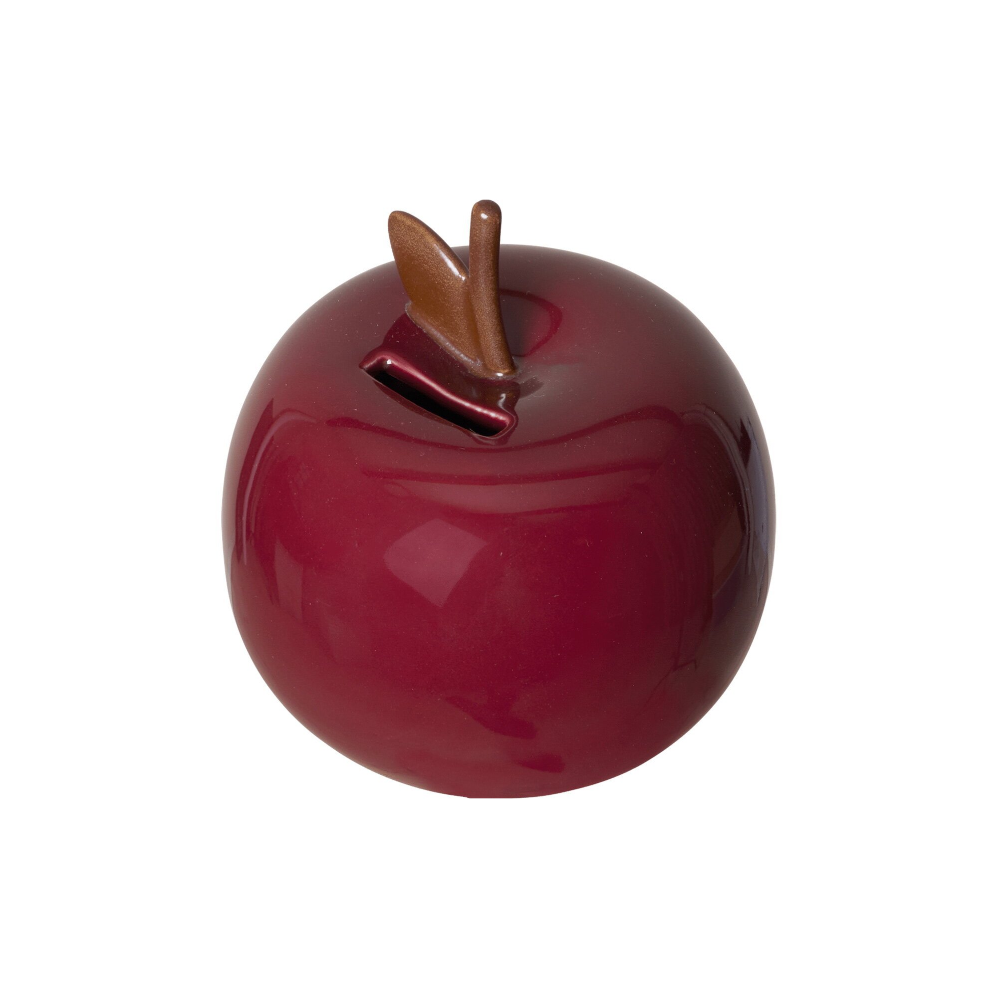 Ferm Living Apple money bank, deep red | Finnish Design Shop NL