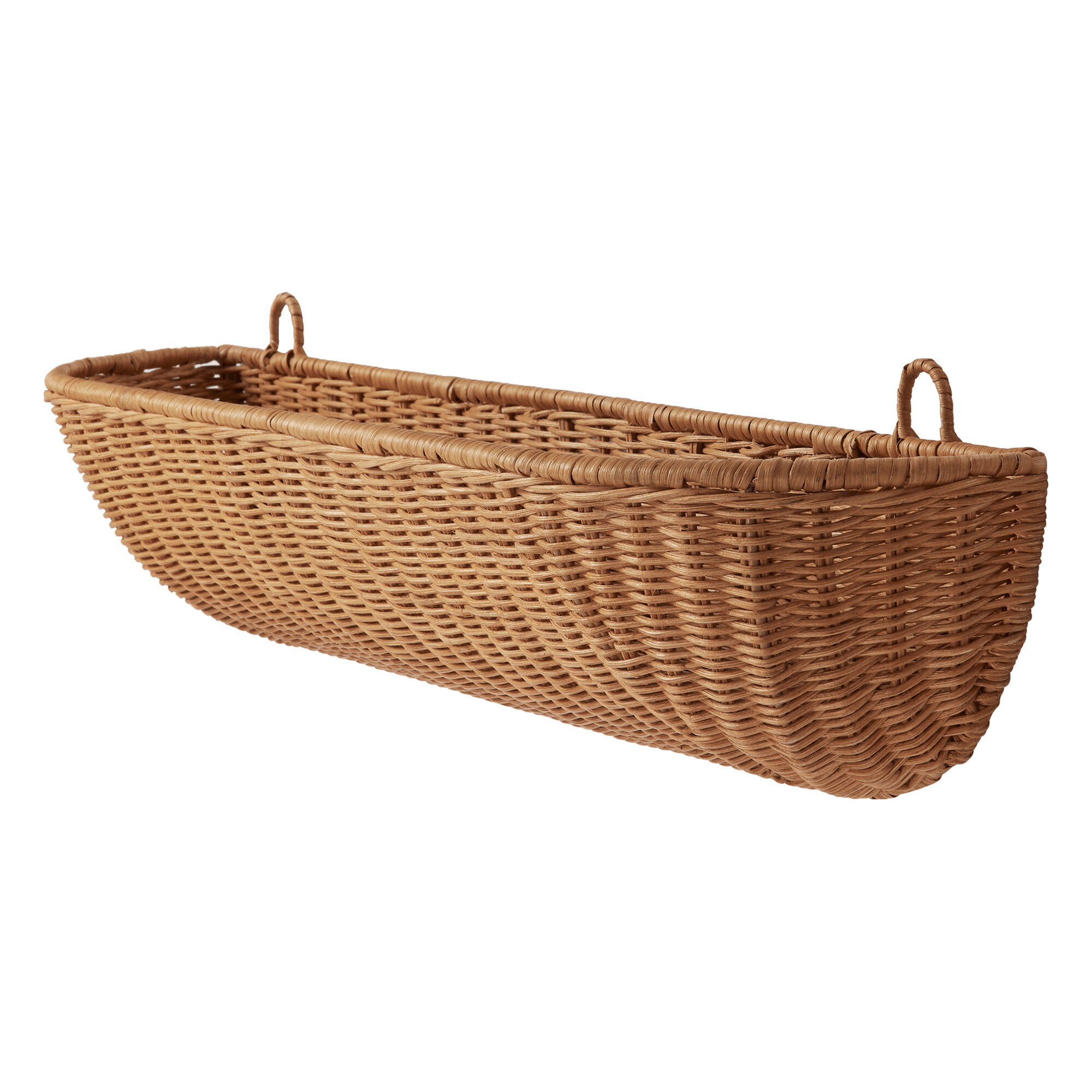 Ferm Living Braided wall pocket, 75 x 25 cm, natural | Finnish Design Shop
