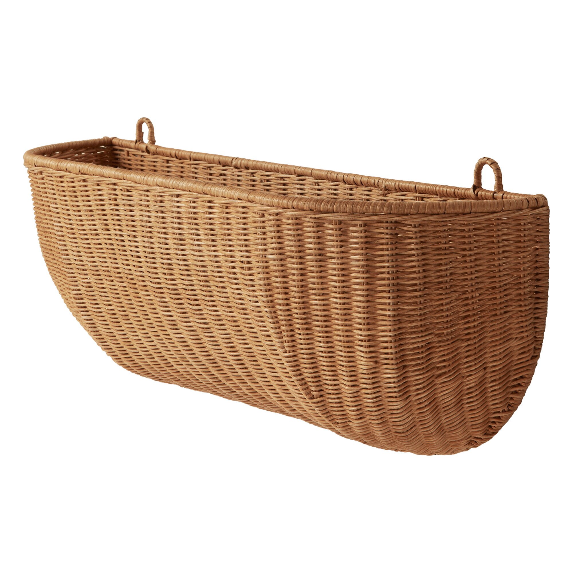Ferm Living Braided wall pocket, 75 x 14 cm, natural | Finnish Design Shop
