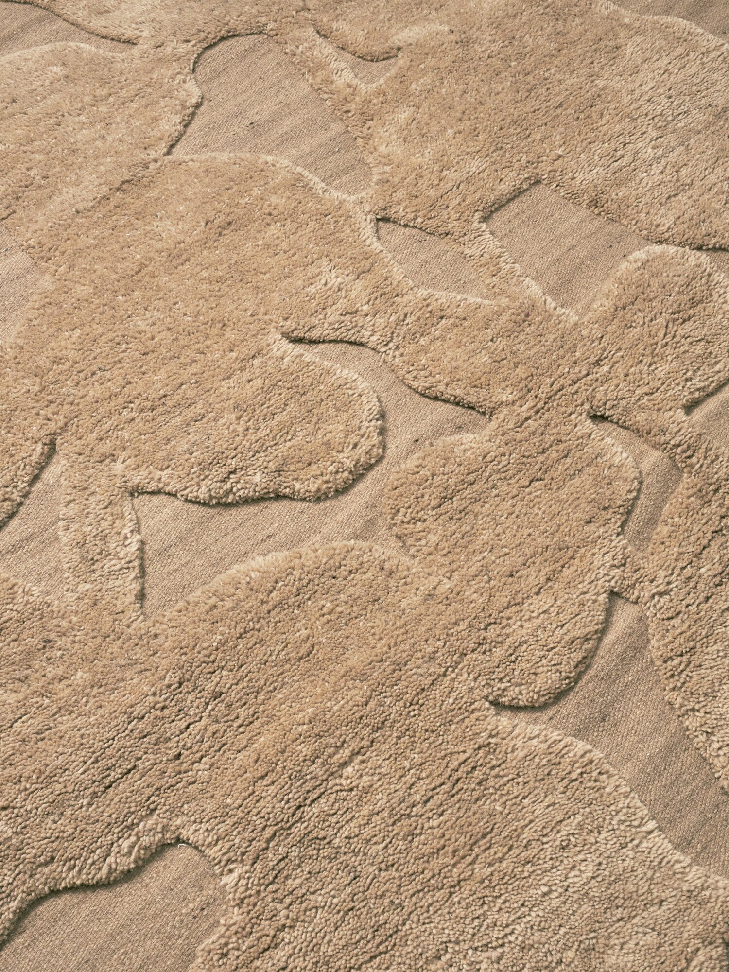 Ferm Living Tapis Cilla, 140 x 200 cm, brun clair | Finnish Design Shop