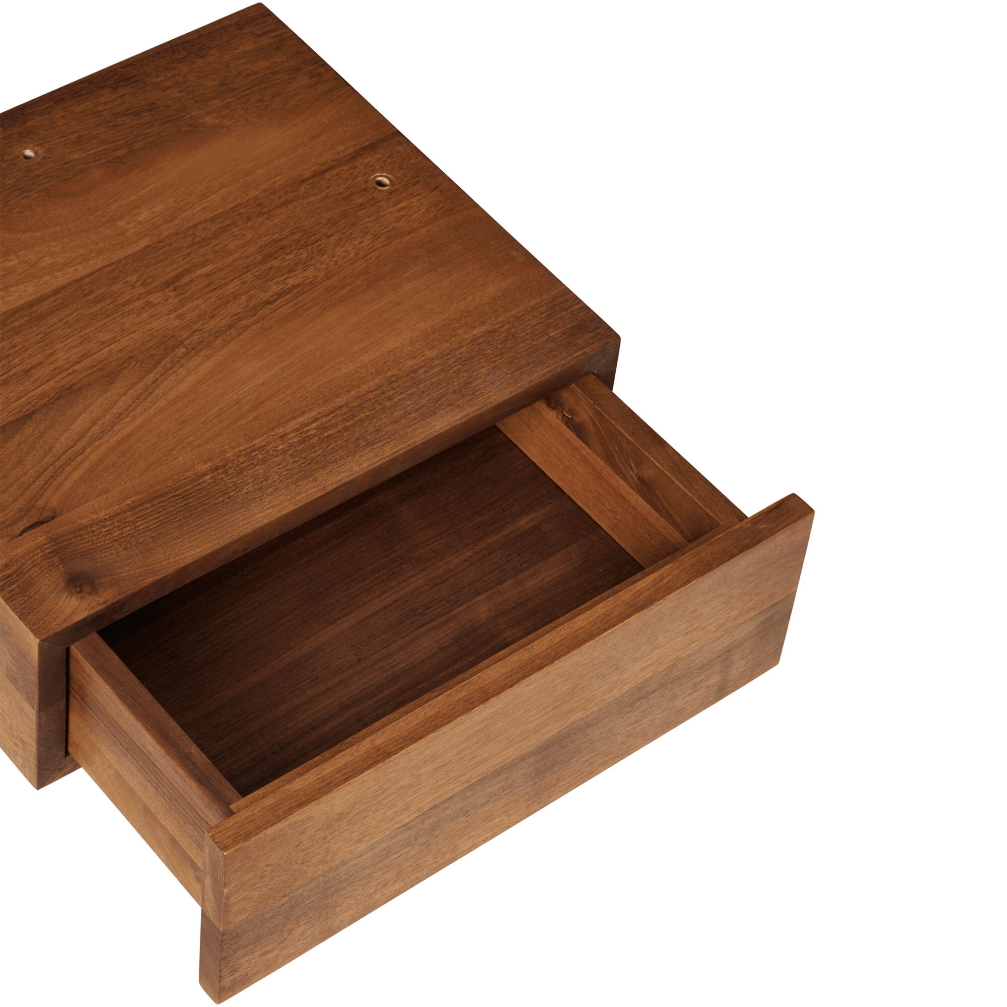 Ferm Living Feve table with a drawer, 86 x 160 cm, walnut | Finnish ...