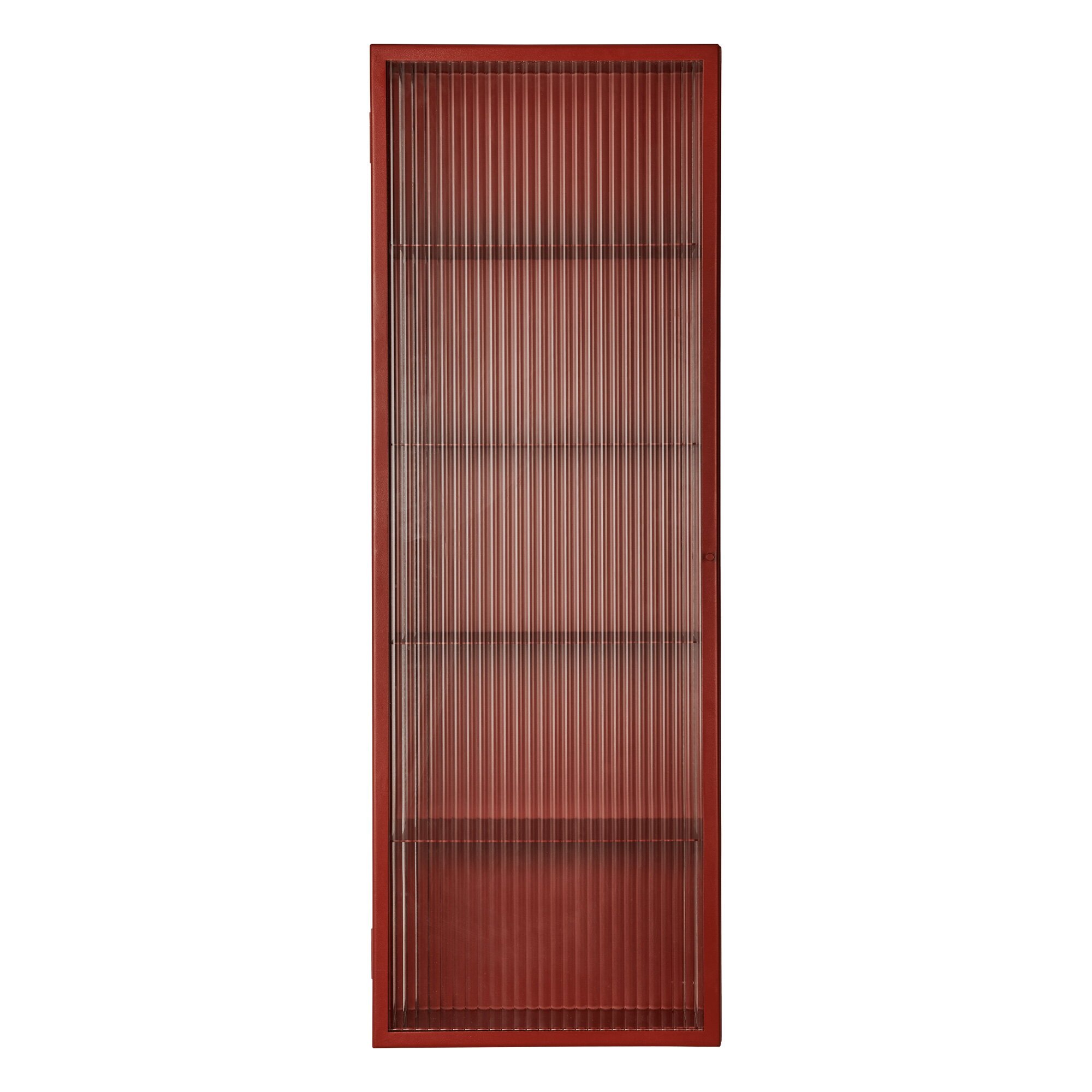 Ferm Living Haze wall cabinet, tall, oxide red | Finnish Design Shop