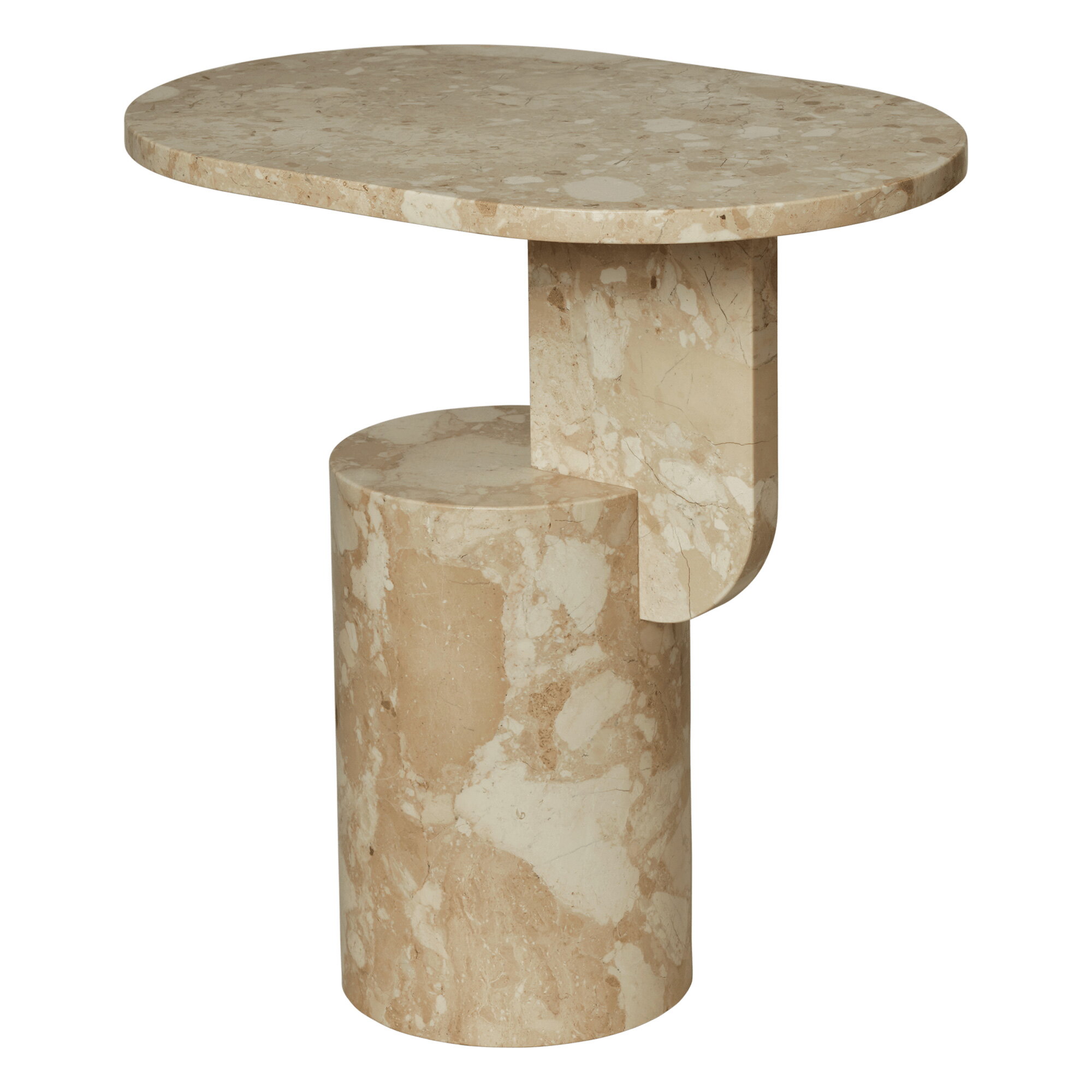 Ferm Living Insert side table, stone, sand | Finnish Design Shop IE