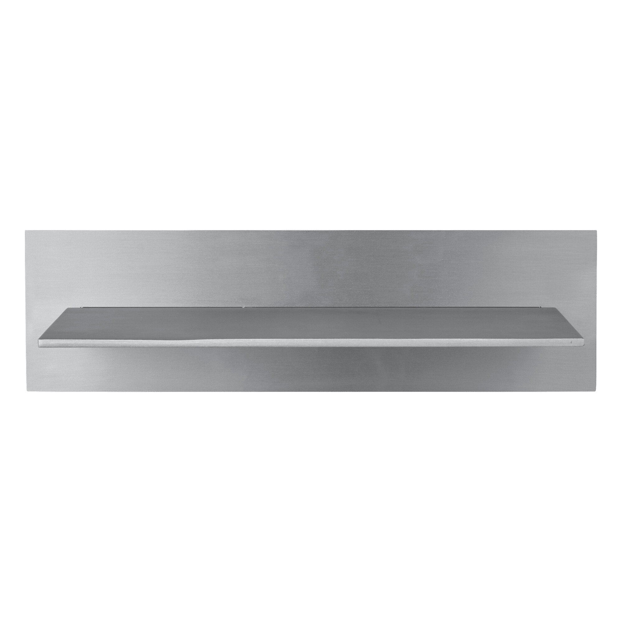 Ferm Living Lager wall shelf, single, small, aluminium | Finnish Design ...