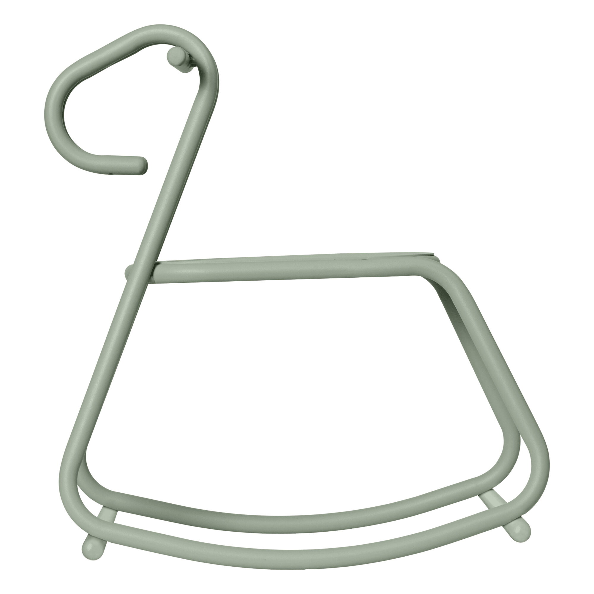 Ferm Living Lussi rocking horse, tea green | Finnish Design Shop