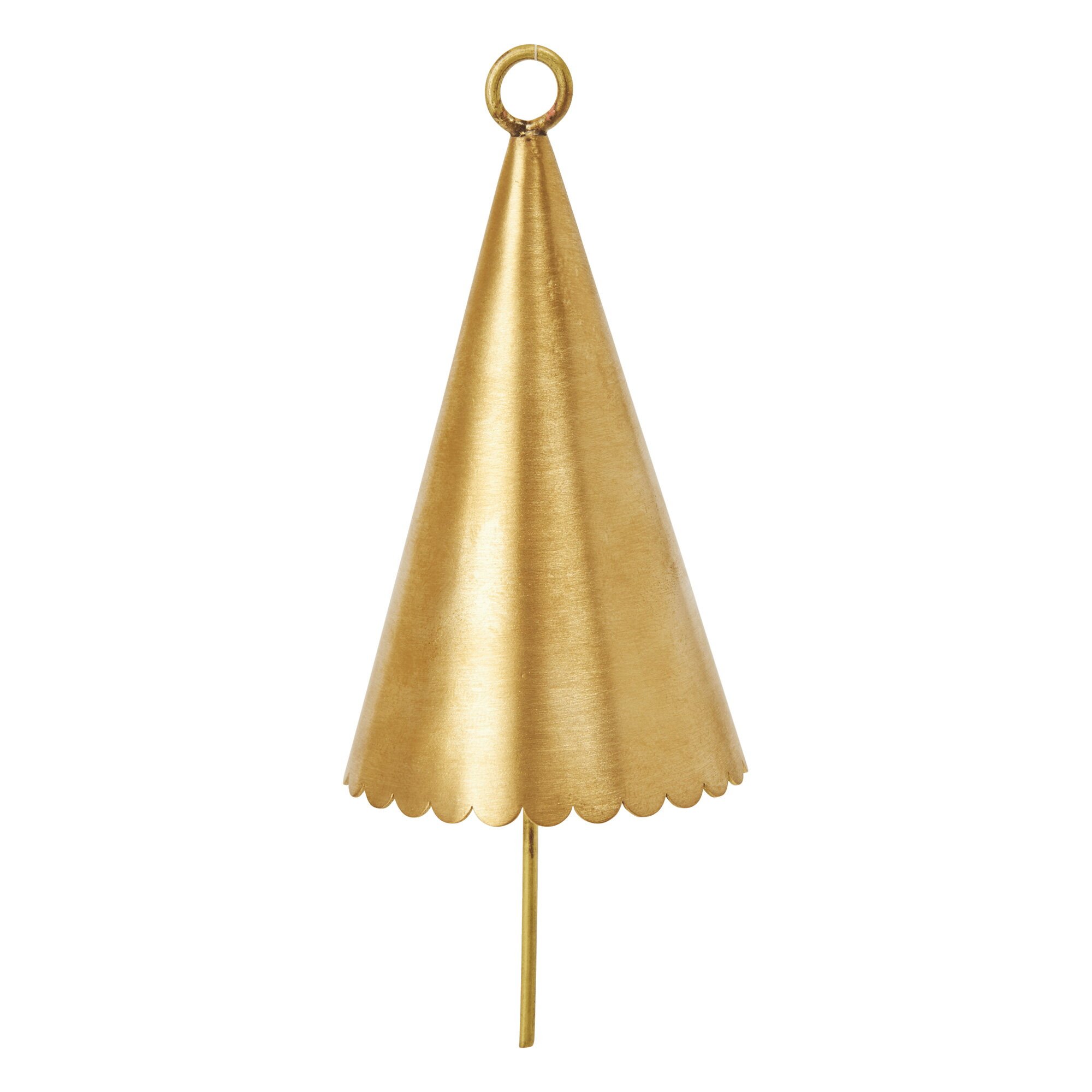 Ferm Living Cone bells, set of 2, brass | Finnish Design Shop