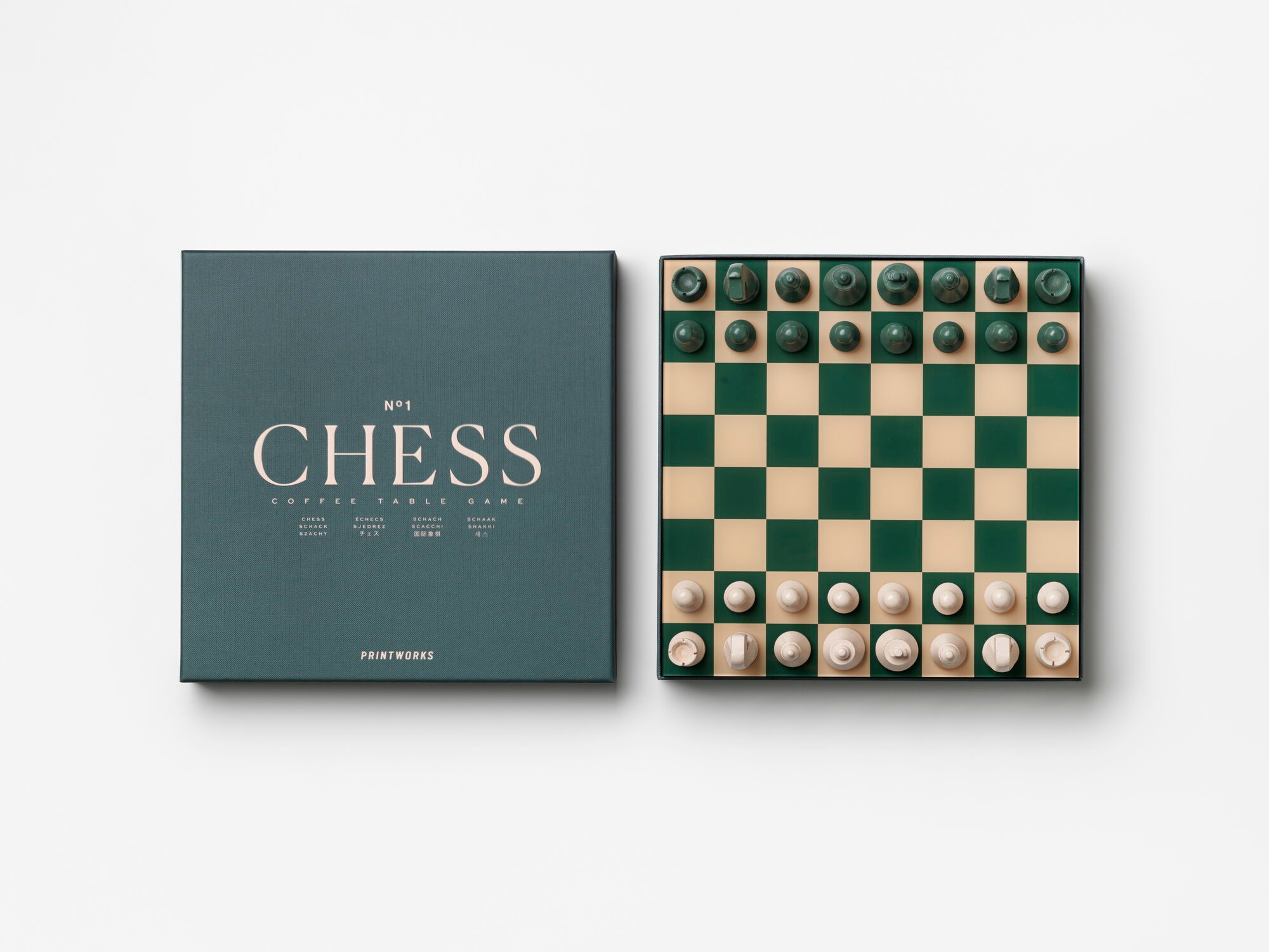 Printworks Classic - Chess, dark green | Finnish Design Shop