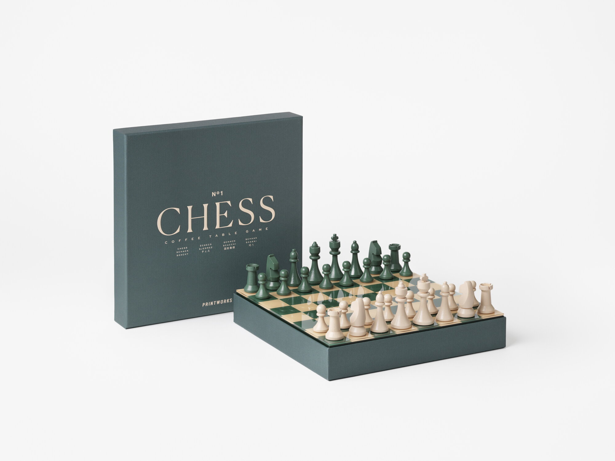 Printworks Classic - Chess, dark green | Finnish Design Shop