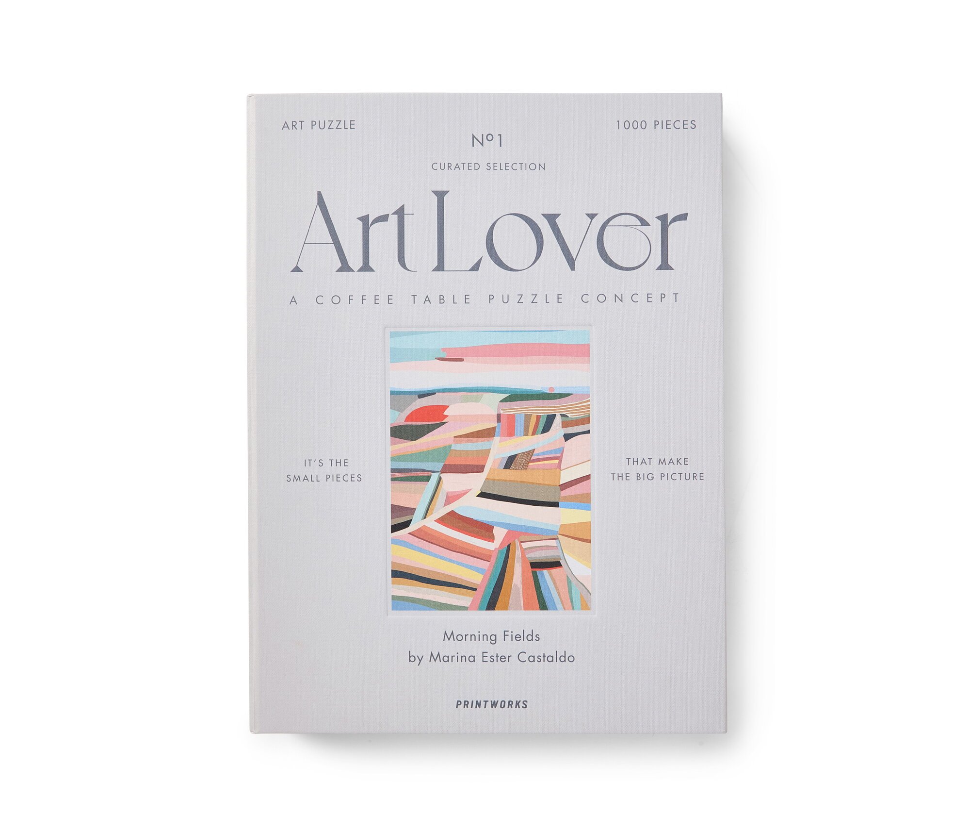 Printworks Art Lover Book Puzzle, Morning Fields, 1000 pcs | Finnish ...