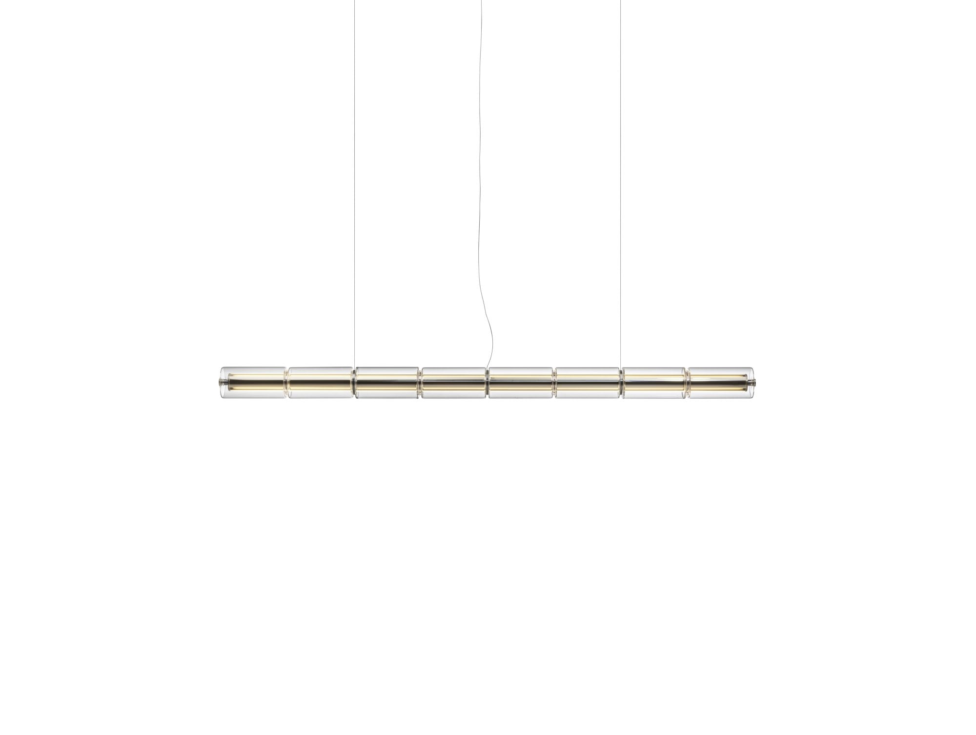 Flos Luce Cilindrica S1 Pendelleuchte, Glas, transparent | Finnish ...