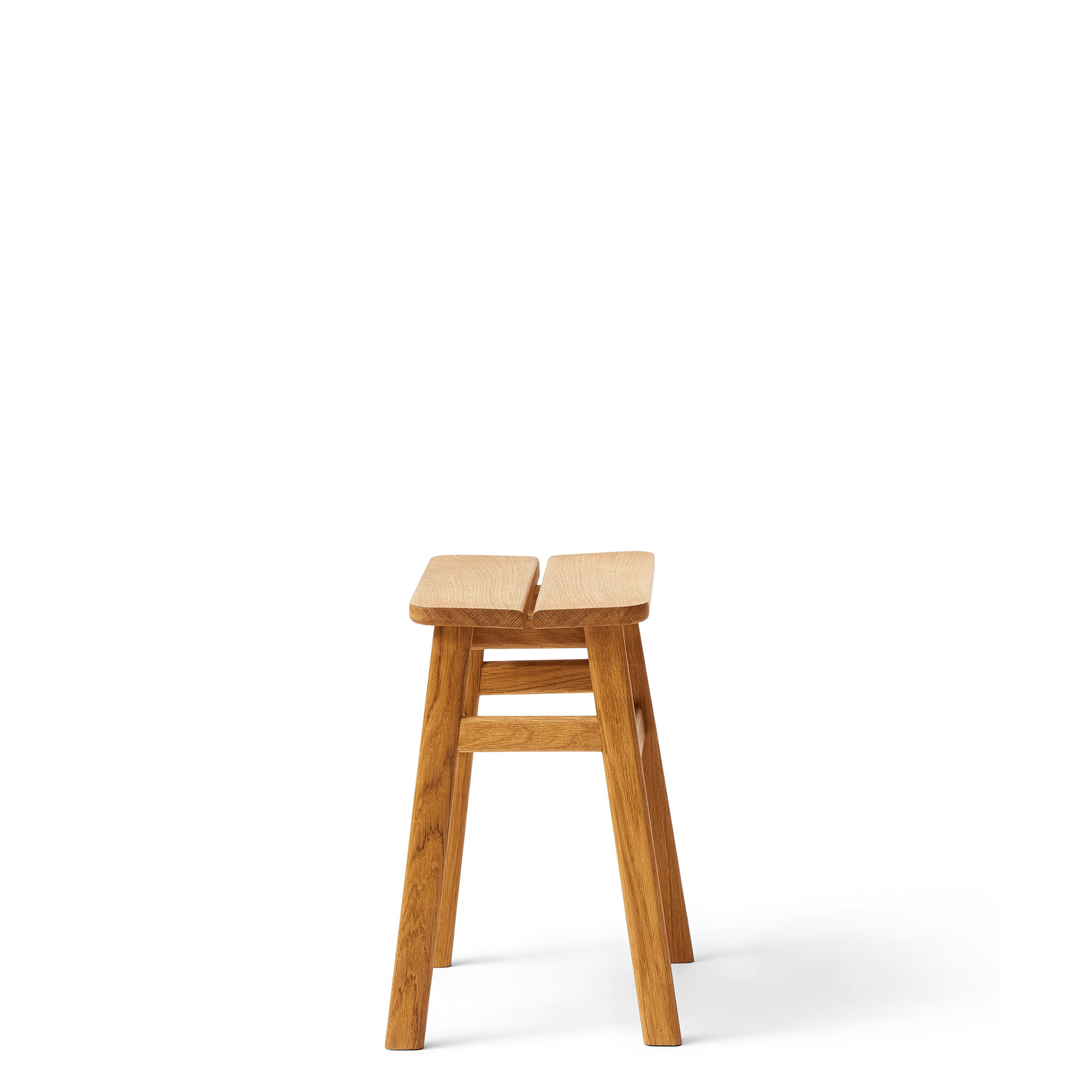 Form & Refine Angle standard stool, 45 cm, oiled oak | Finnish Design Shop IE