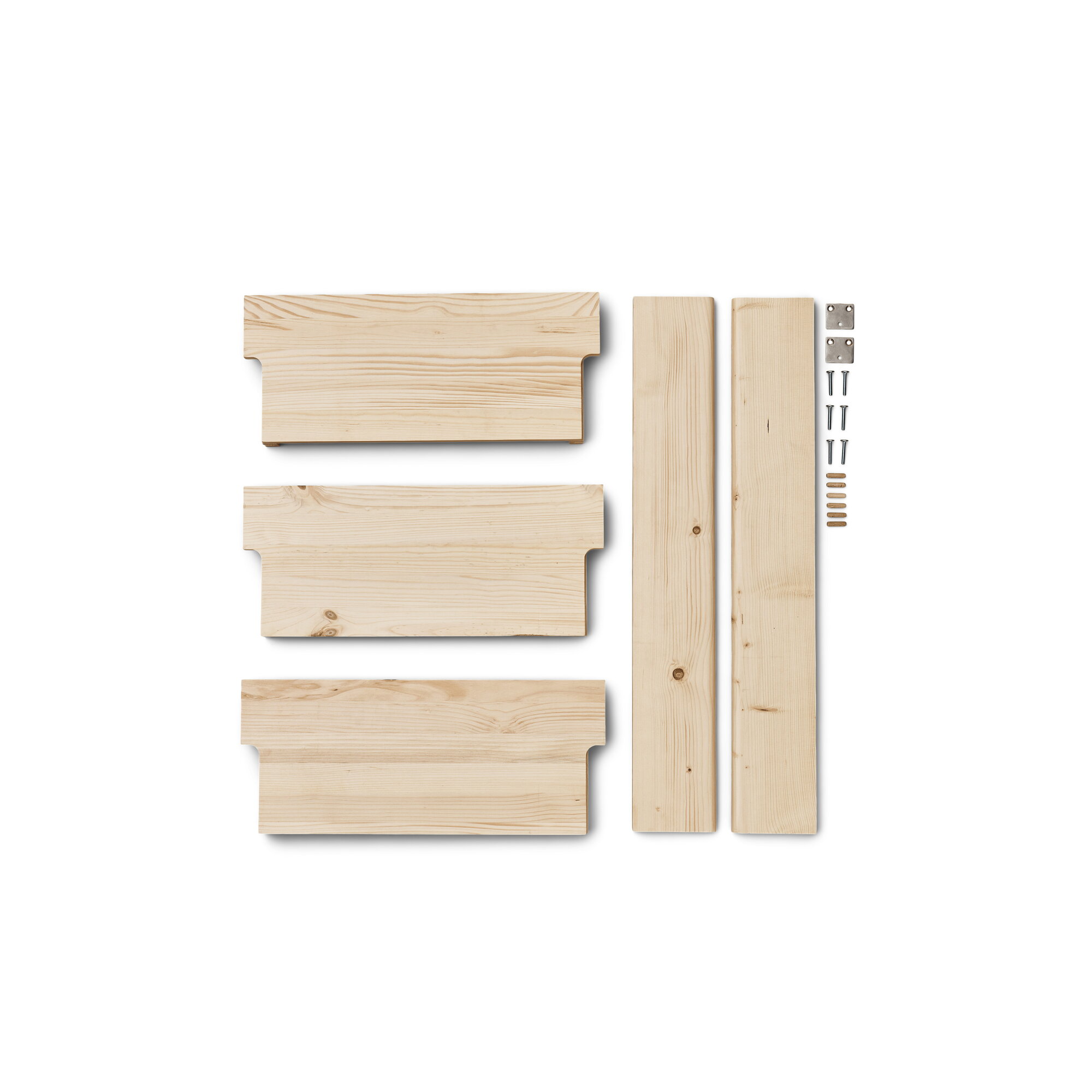 Form & Refine Beam wall shelf 3, pine | Finnish Design Shop