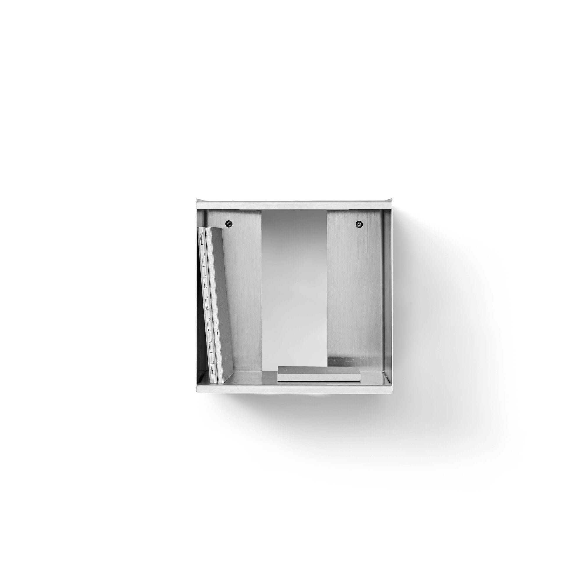 Form & Refine Taper Cube Box shelf, 34 x 35 cm, stainless steel ...