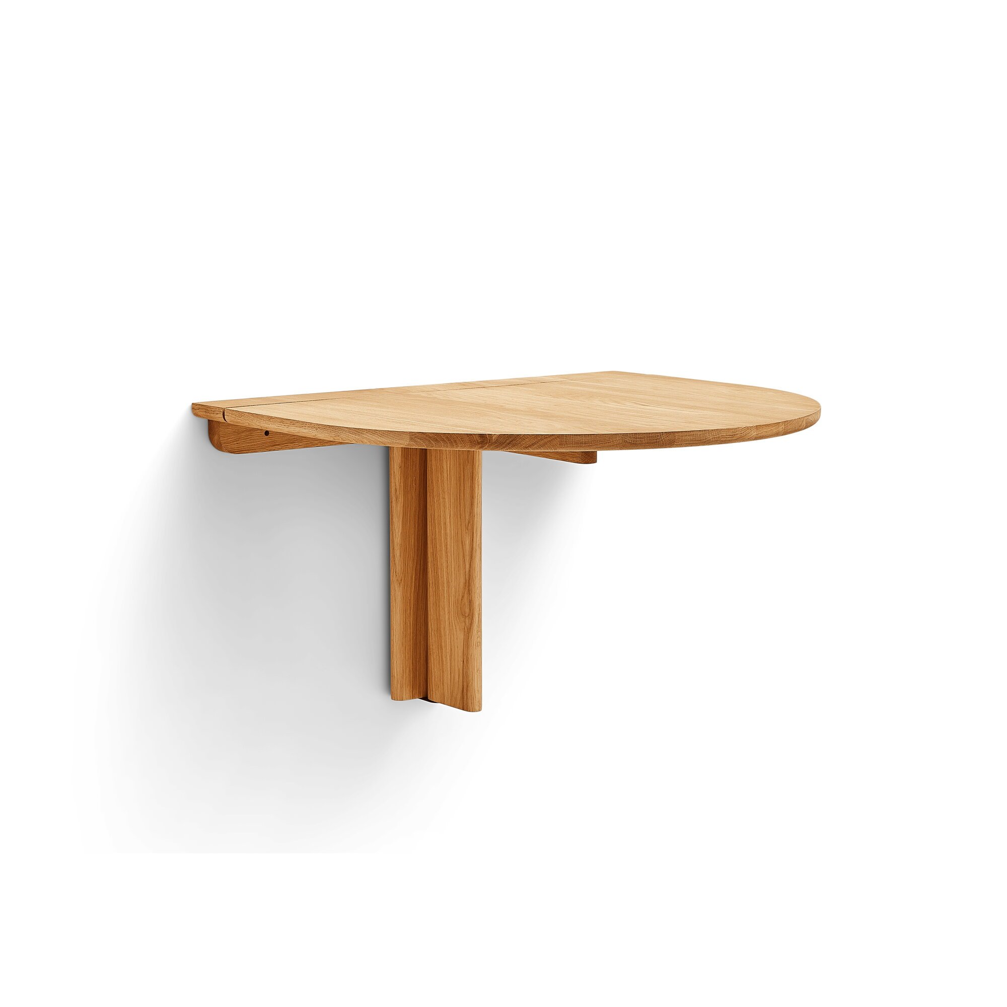 Form & Refine Trefoil taitettava seinäpöytä, tammi | Finnish Design Shop