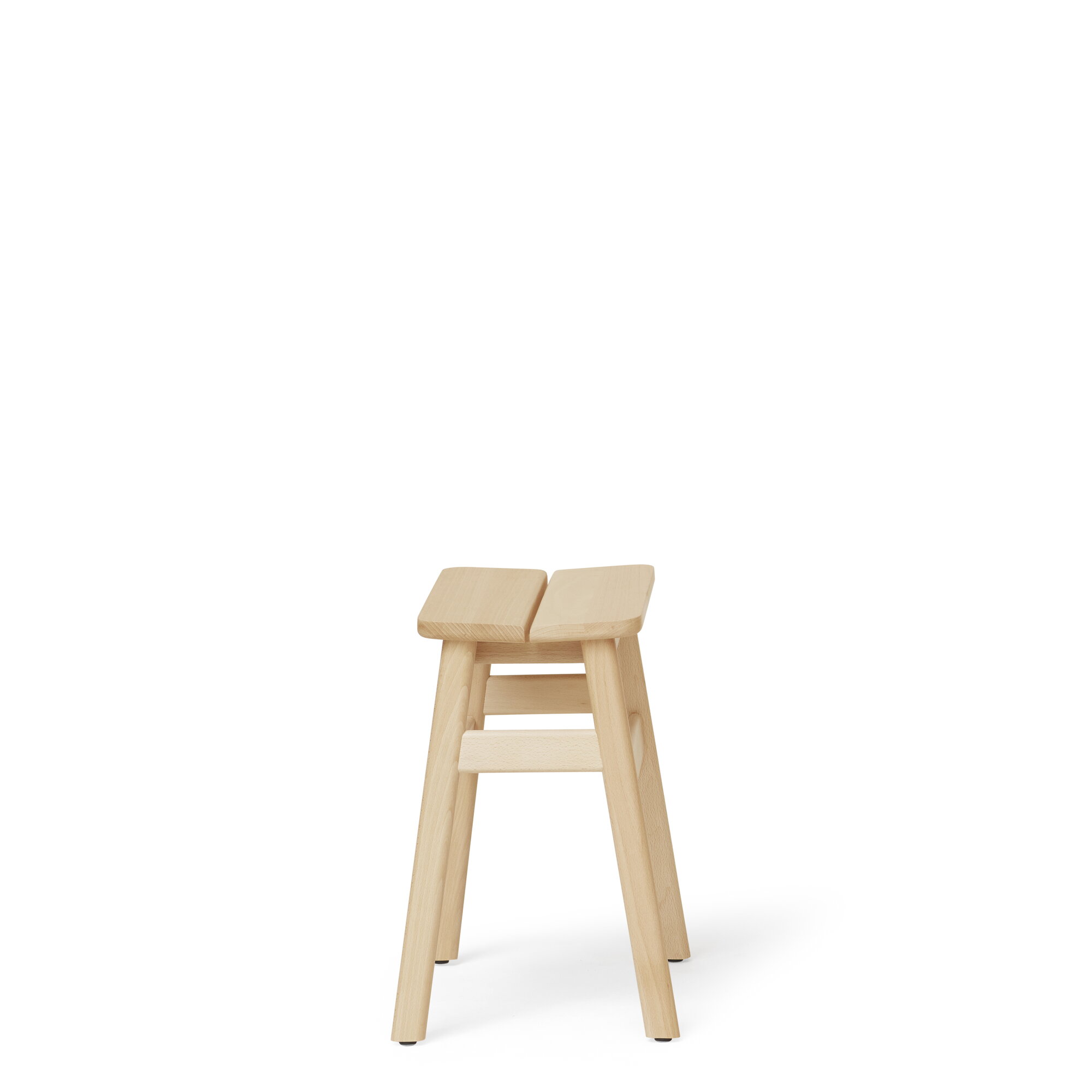 Form & Refine Angle stool, 45 cm, beech | Finnish Design Shop