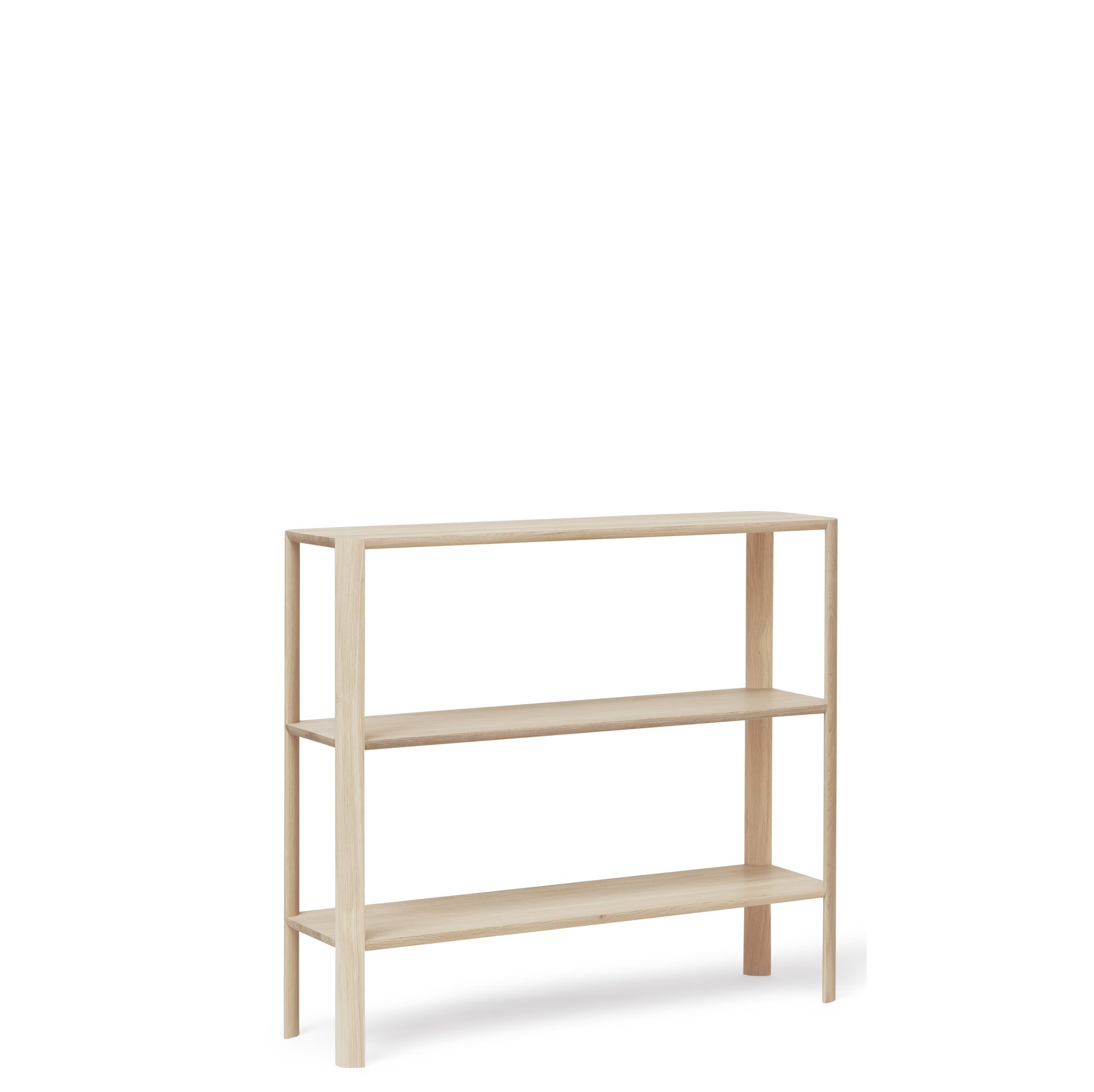 Form & Refine Leaf shelf 1x3, white oiled oak | Finnish Design Shop UK