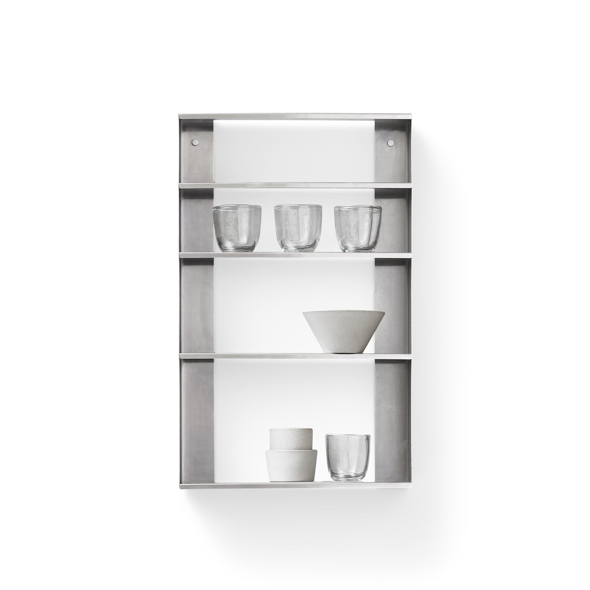 Form & Refine Taper wall shelf, stainless steel | Finnish Design Shop