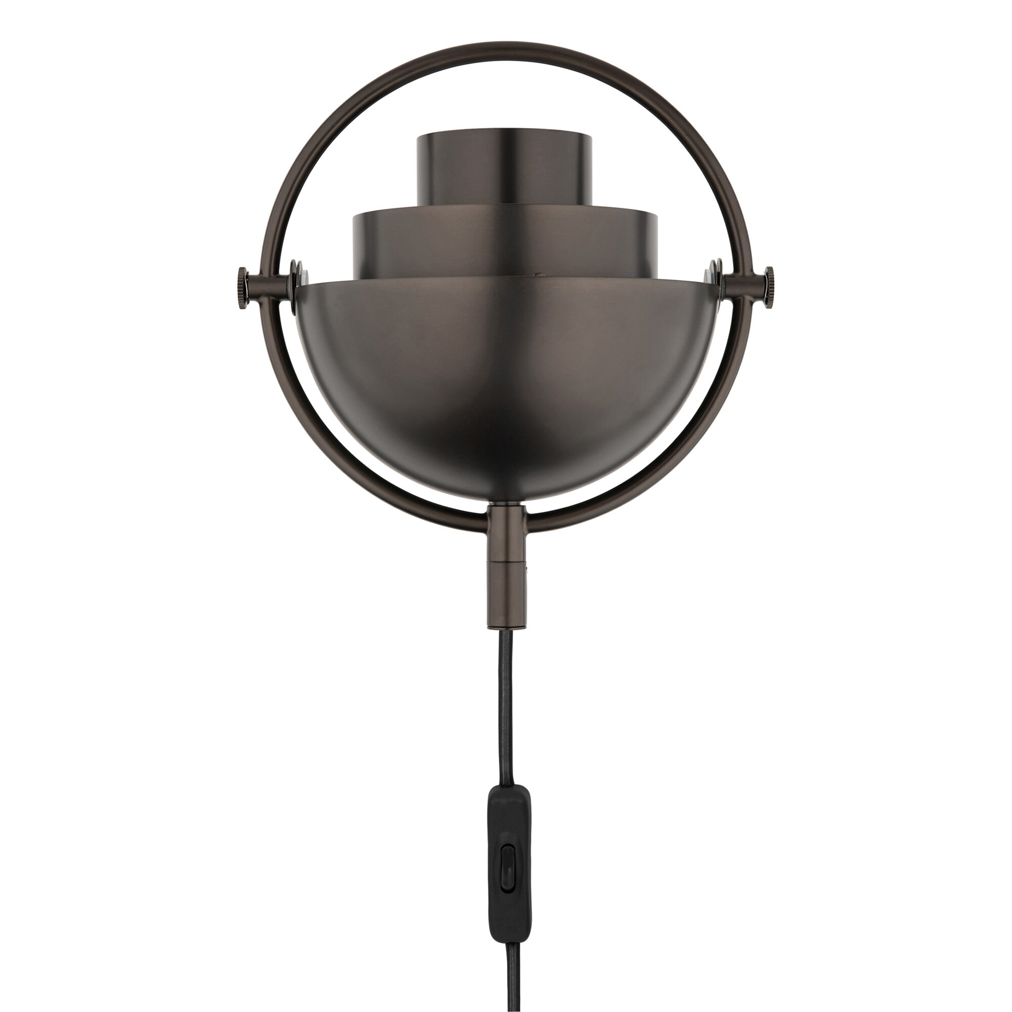 GUBI Multi-Lite wall lamp, black brass | Finnish Design Shop