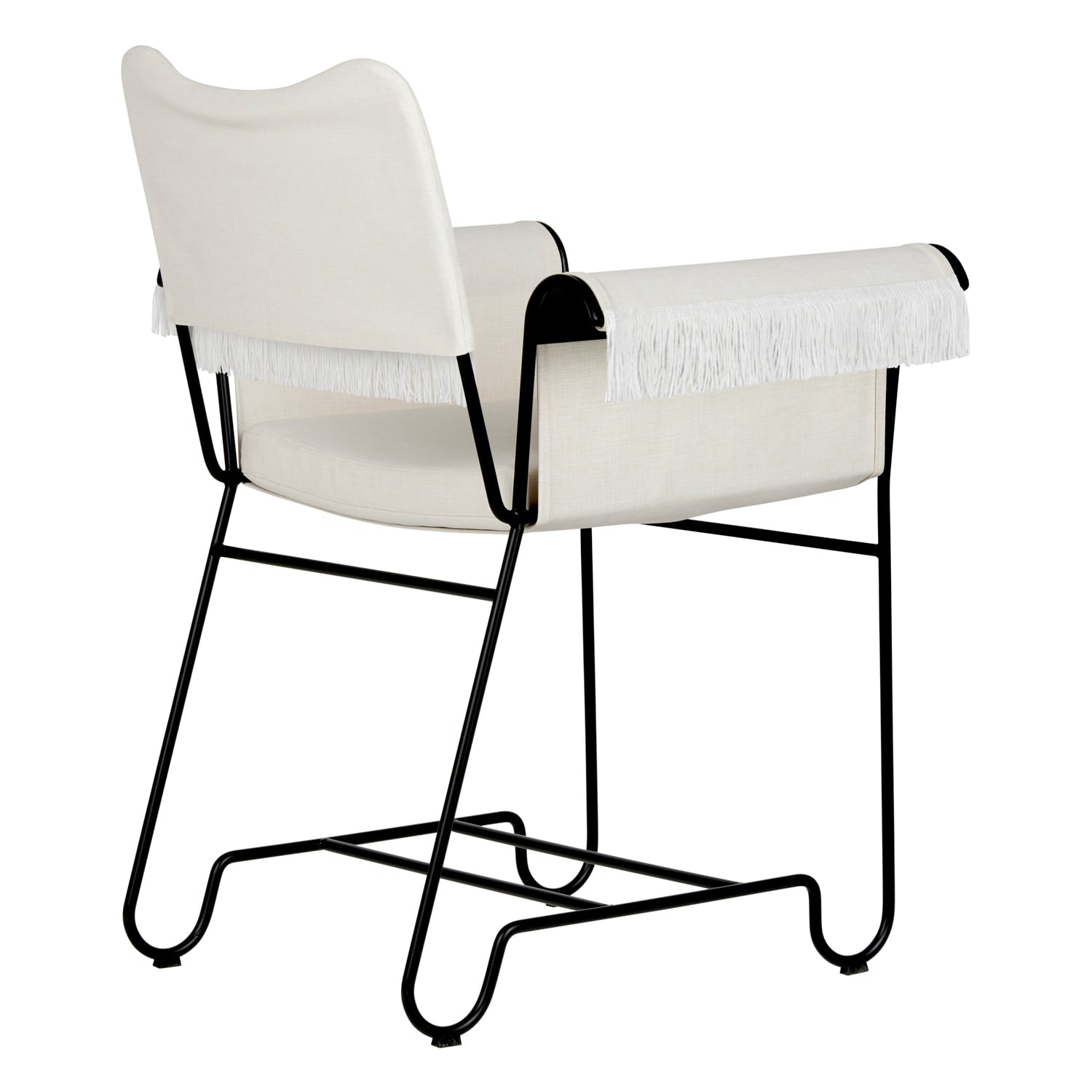 GUBI Tropique chair with fringes, classic black - Leslie 06 | Finnish ...