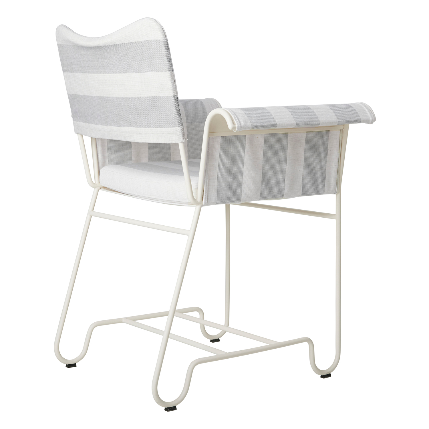 GUBI Tropique chair, classic white - Leslie Stripe 20 | Finnish Design Shop