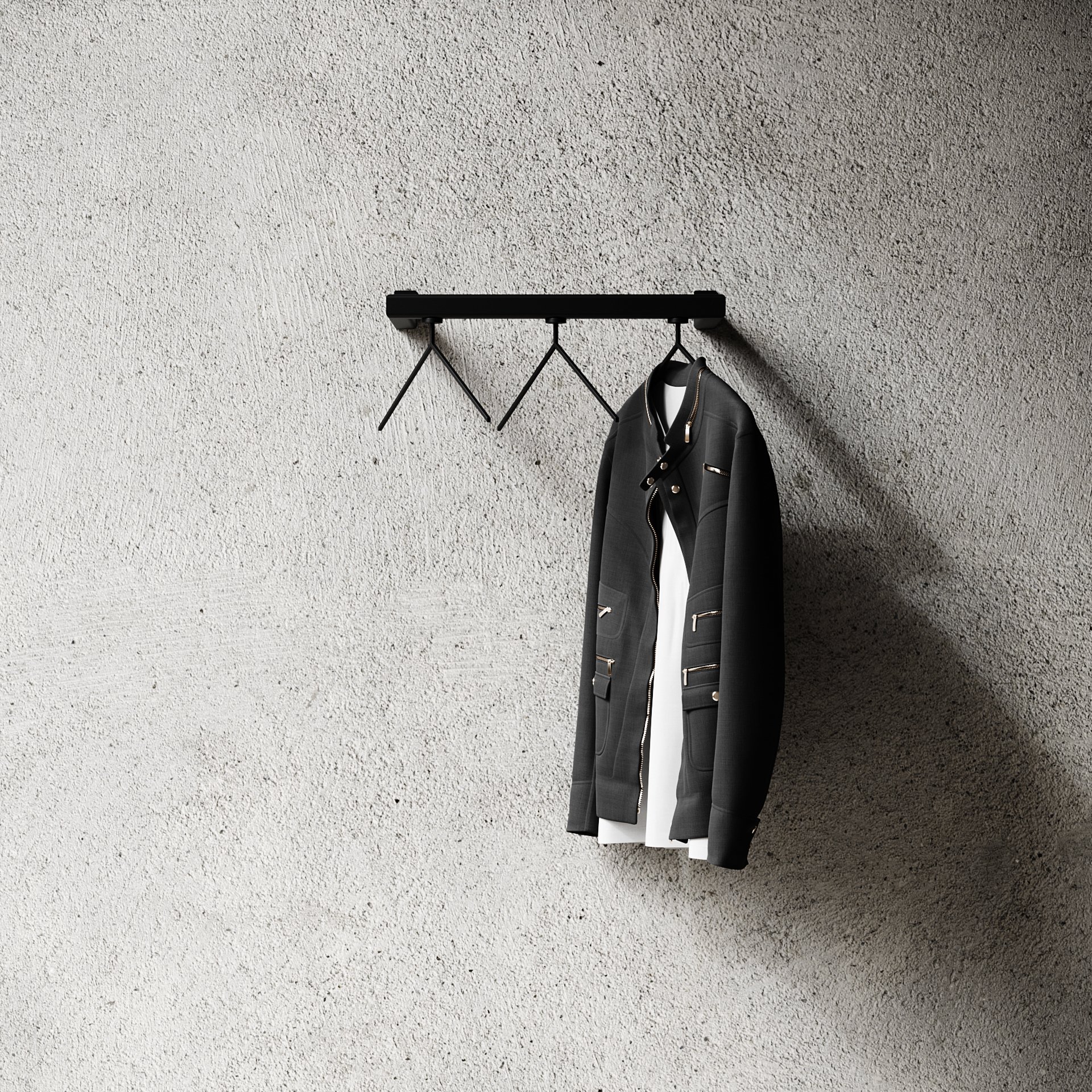 Nichba HangSys hanging system, small, black | Finnish Design Shop