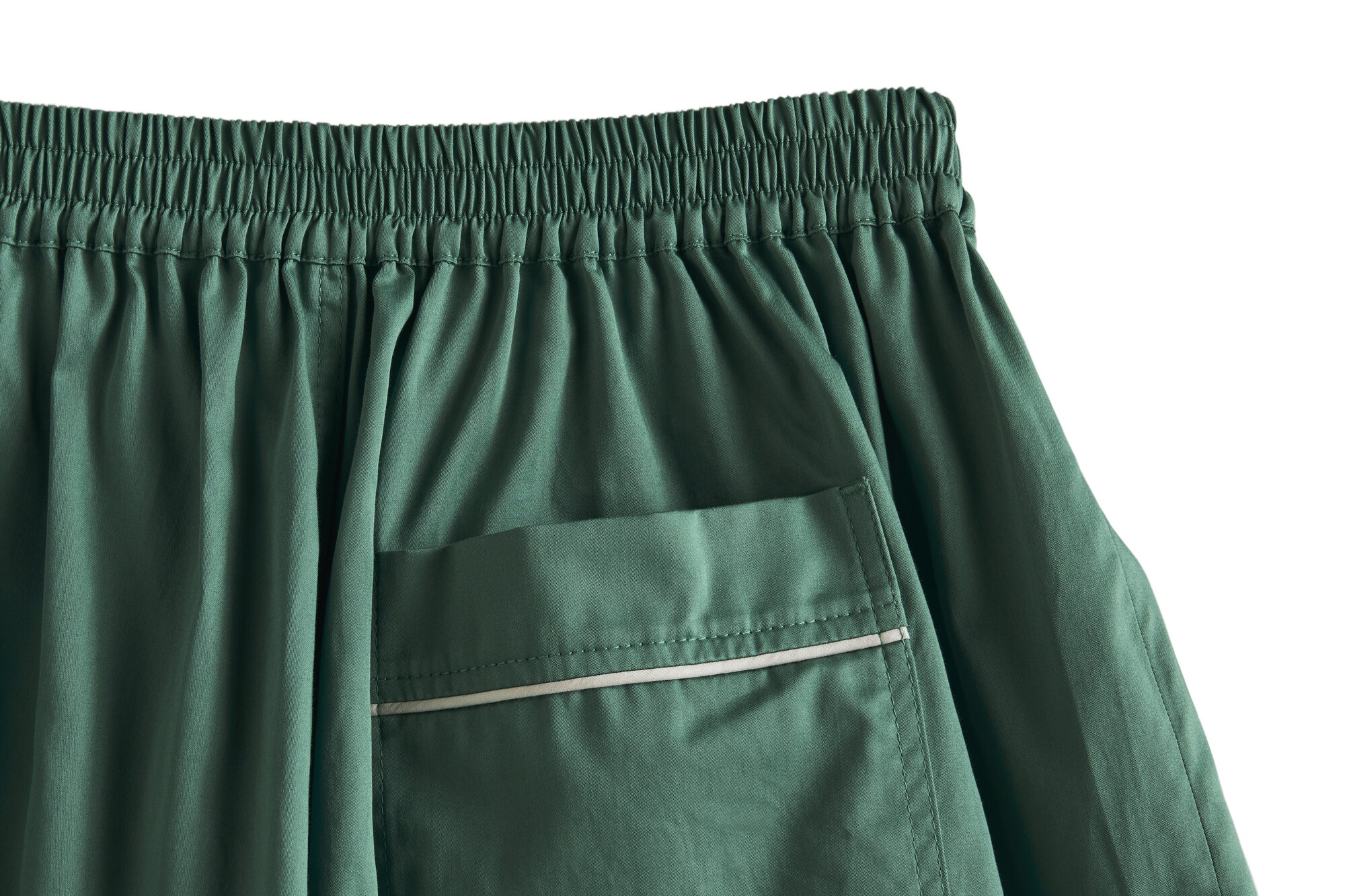 HAY Outline pyjama shorts, emerald green | Finnish Design Shop