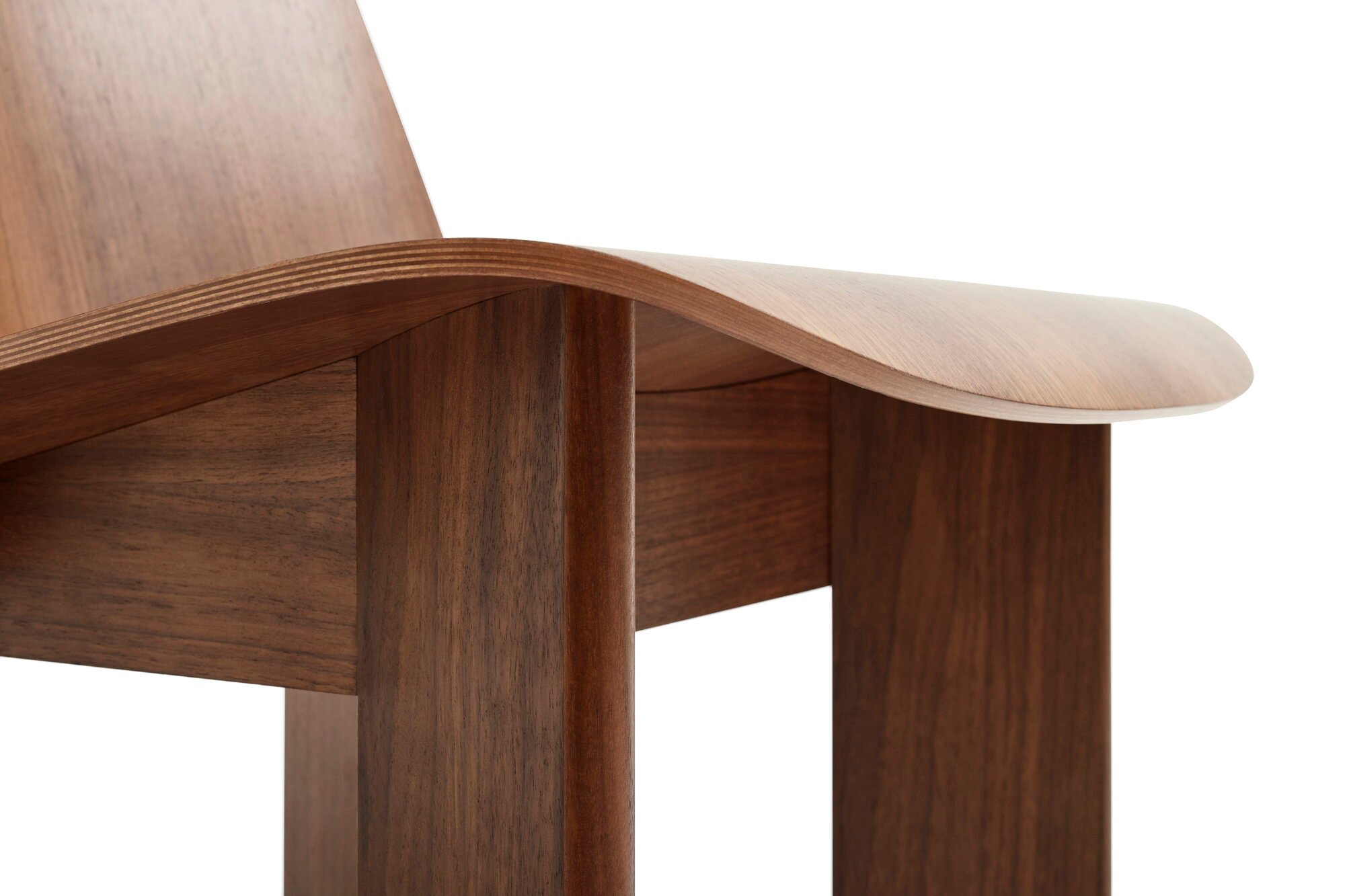 HAY Poltrona Chisel, noce laccato | Finnish Design Shop