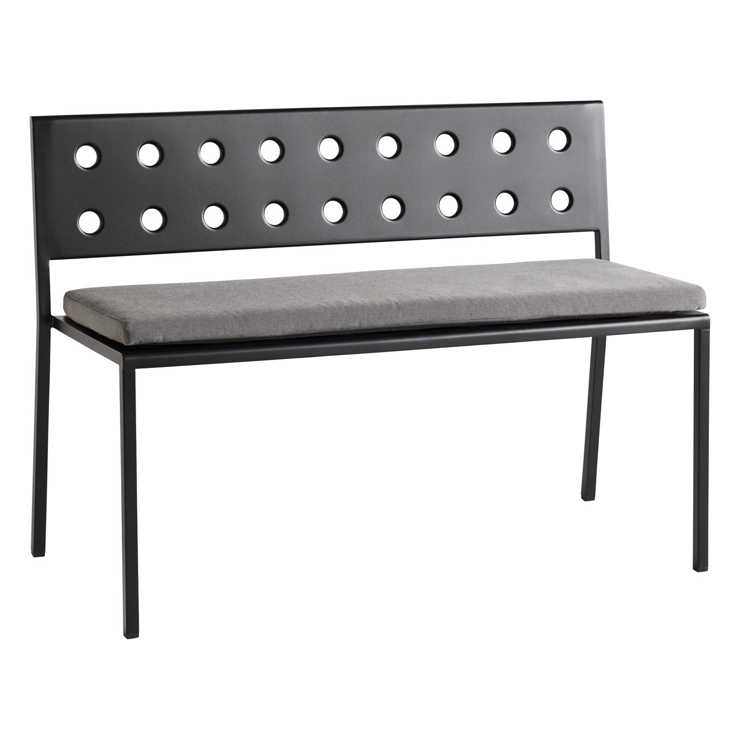 HAY Balcony Dining bench cushion, black pepper | Finnish Design Shop