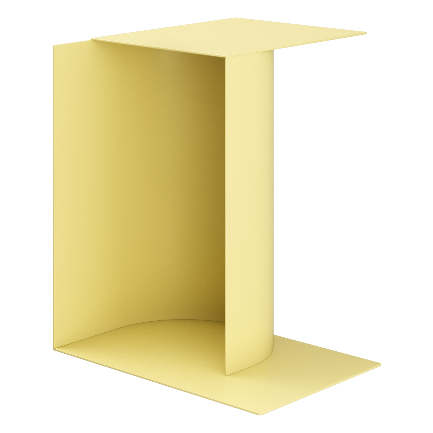 Hem Glyph Gamma side table, wax yellow | Finnish Design Shop