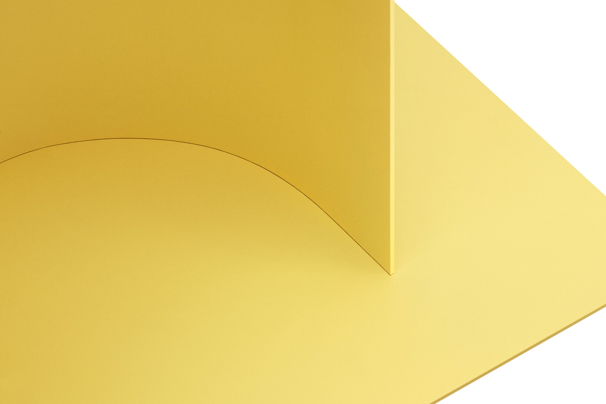 Hem Glyph Gamma side table, wax yellow | Finnish Design Shop