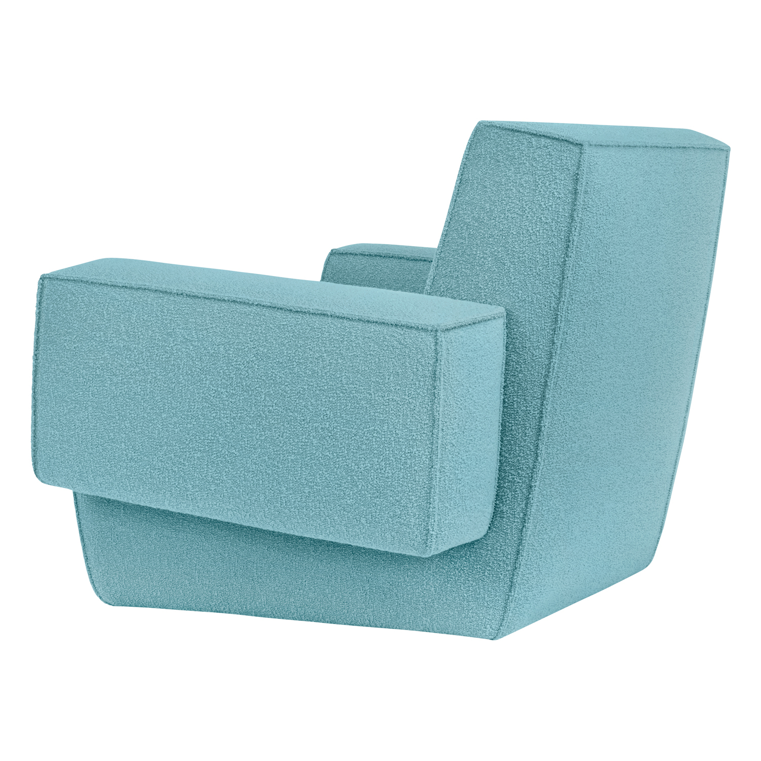 Hem Hunk lounge chair with armrests, Tiree Icicle | Finnish Design Shop