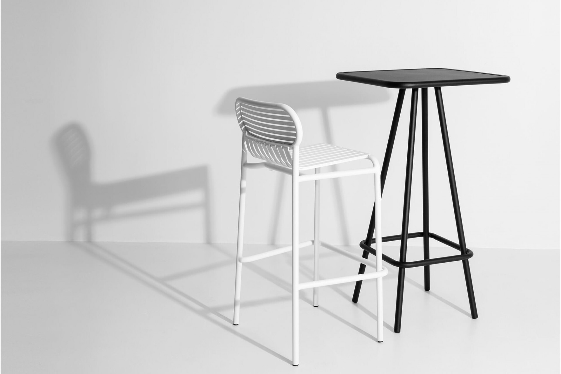 Petite Friture Week-end high stool, white | Finnish Design Shop UK