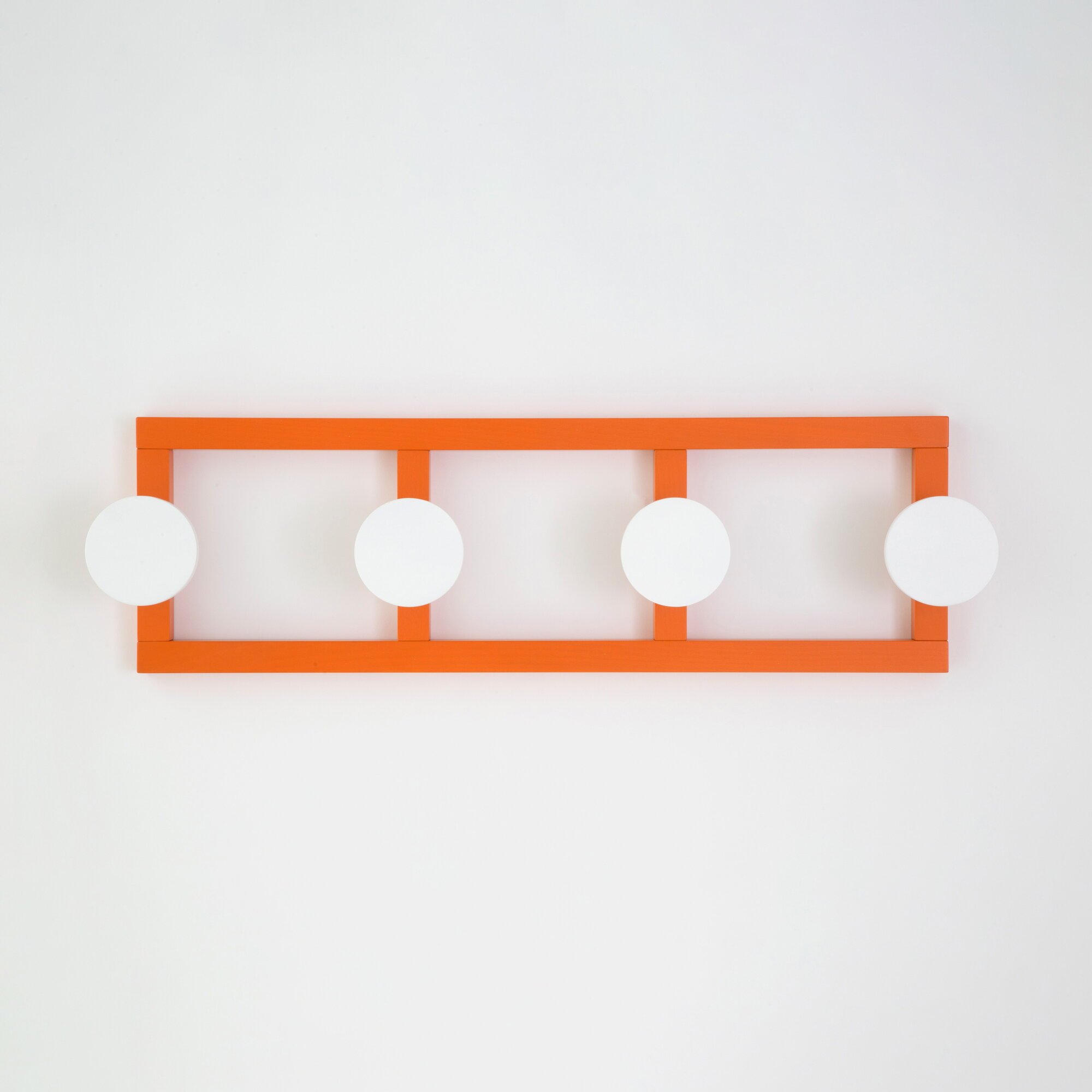 Raawii Hook 4 naulakko, keskikokoinen, pure orange - signal white ...