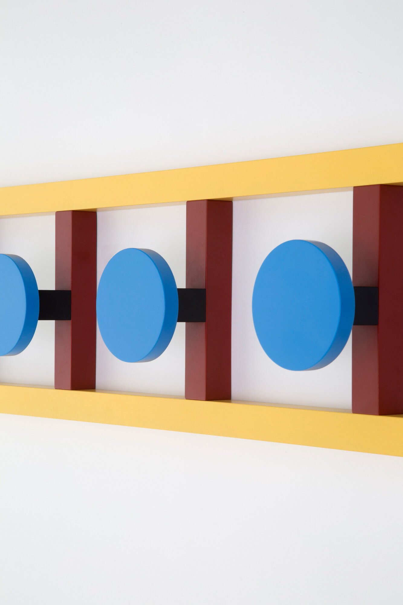 Raawii Hook 6, large, zinc yellow - sky blue | Finnish Design Shop IE