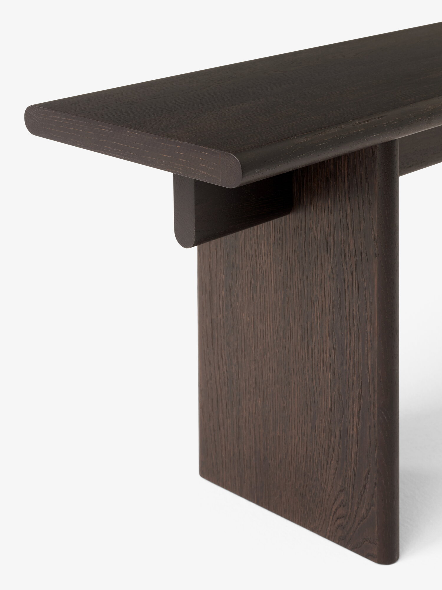 &Tradition Ita OS5 bench, 170 x 30 cm, dark stained oak | Finnish ...