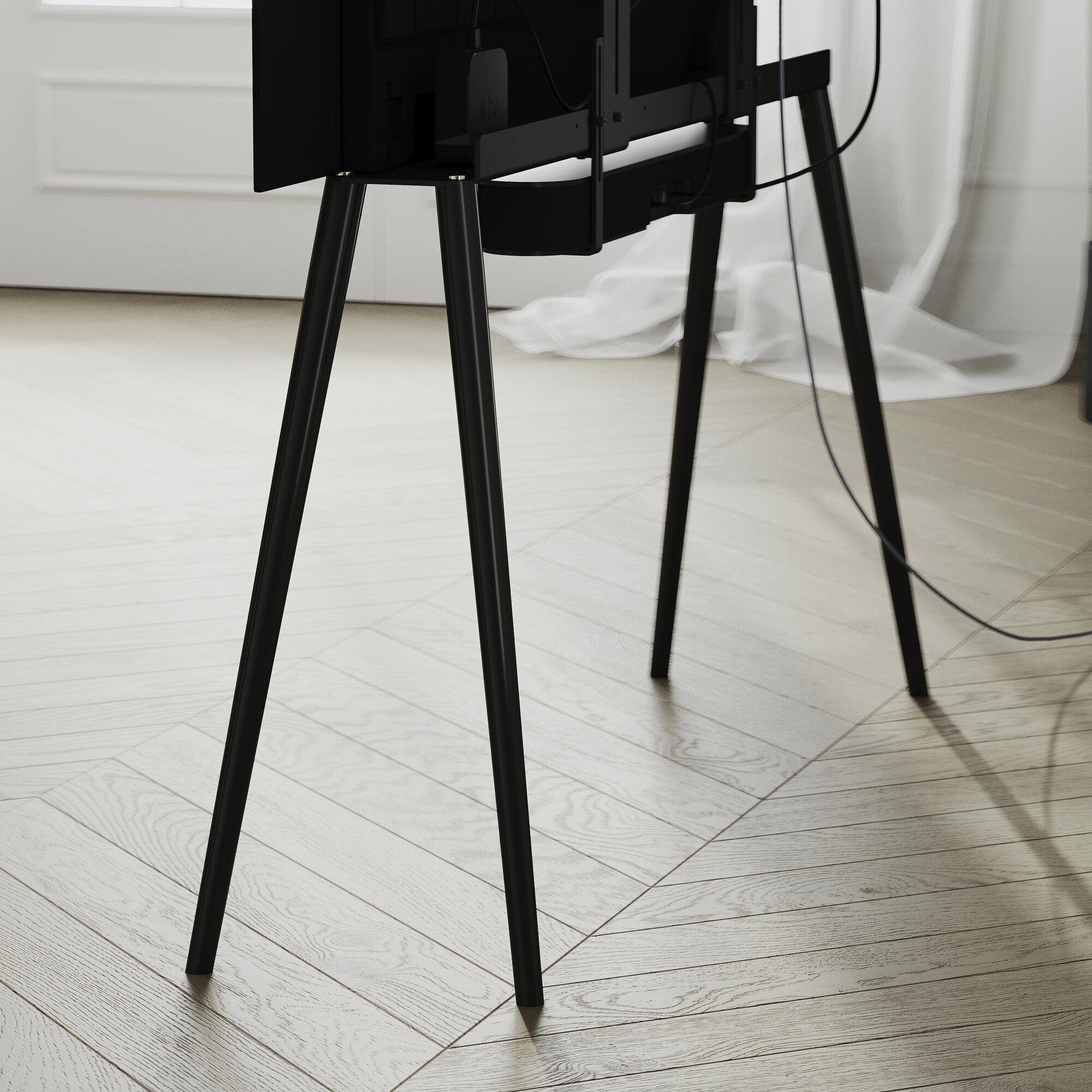 JALG TV stand, XL 55''-77'', black birch | Finnish Design Shop NL