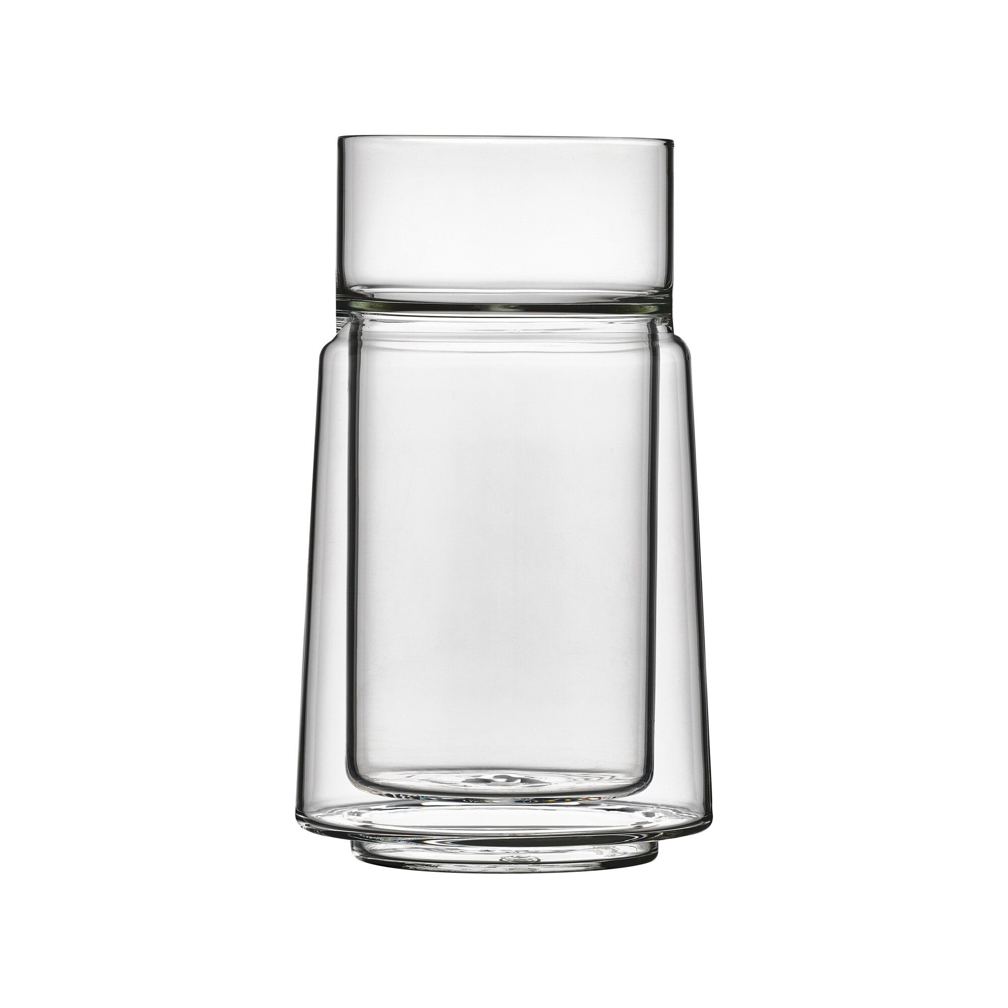 Jacob Jensen Double Wall glass, large 33 cl, clear | Finnish Design Shop