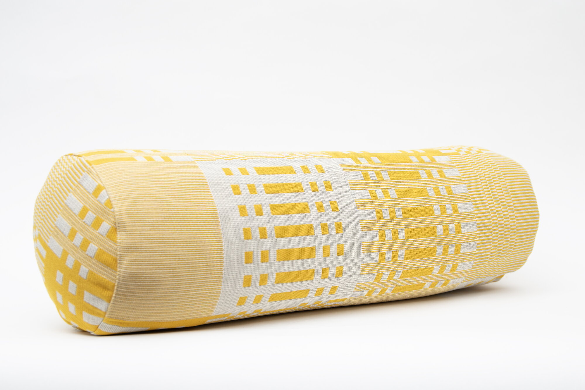 Johanna Gullichsen Tilkku tube cushion, yellow | Finnish Design Shop