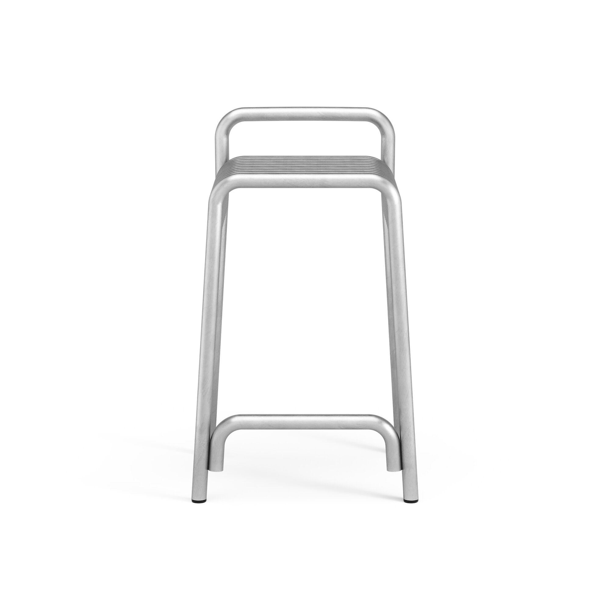 Bebó Objects Kane counter stool, 65 cm, aluminum | Finnish Design Shop CH