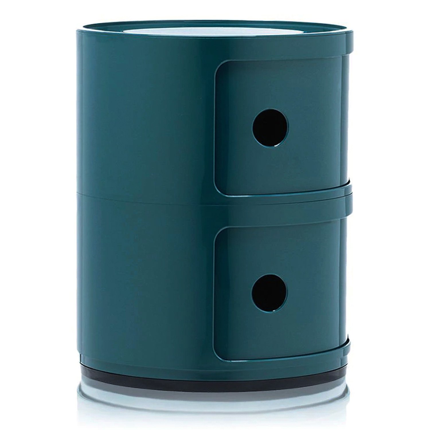 Kartell Componibili storage unit, 2 modules, blue | Finnish Design Shop